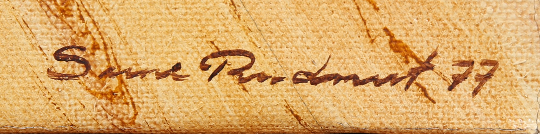 Images for 1822221. SUNE RUDNERT. Oil on canvas, "Daydreaming", signed ...