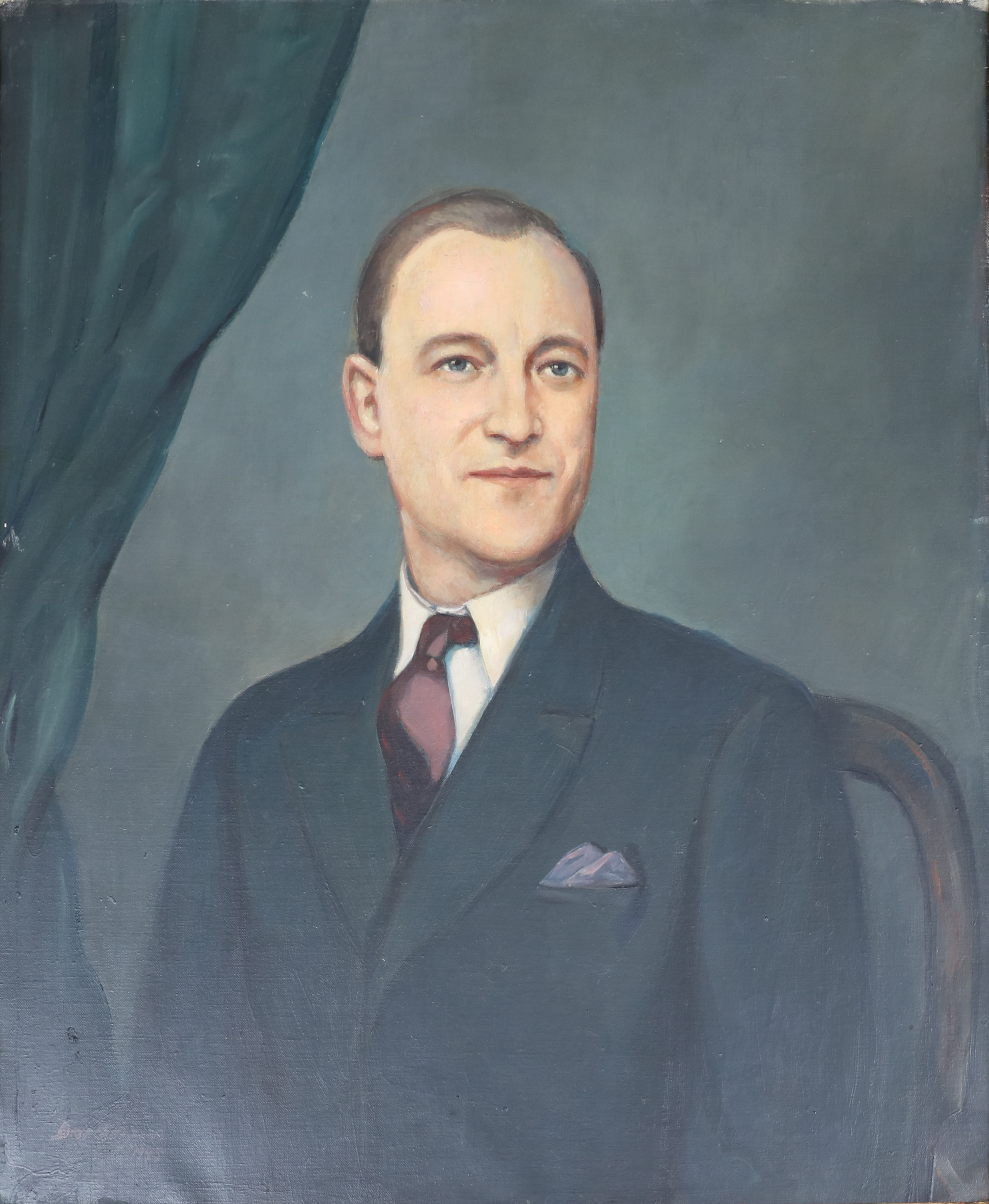 Images for 1824602. BROR HILLGREN. oil on canvas, signed, portrait ...