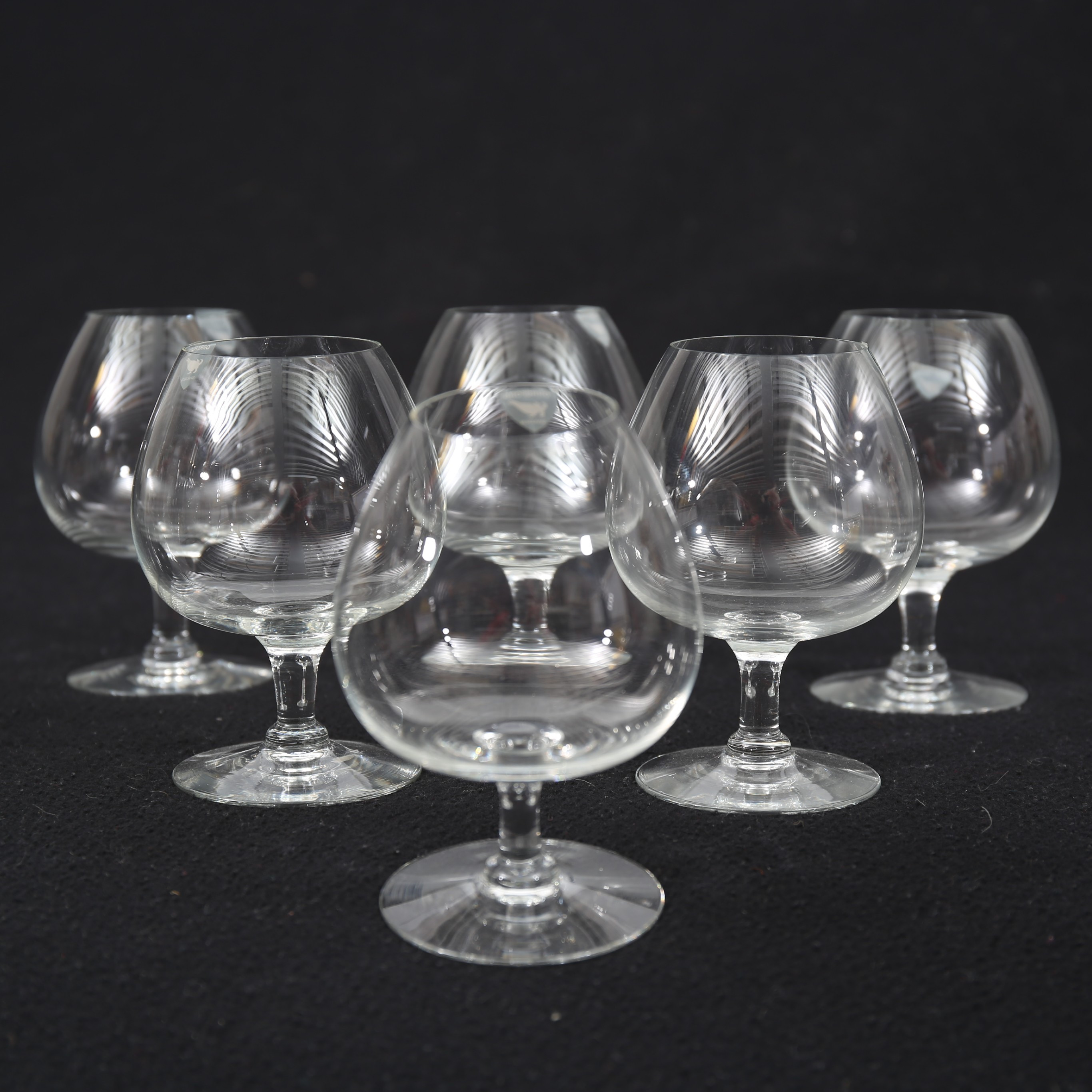 Images for 1827425. COGNAC CUPS, glass, 6 pieces, Orrefors. - Auctionet