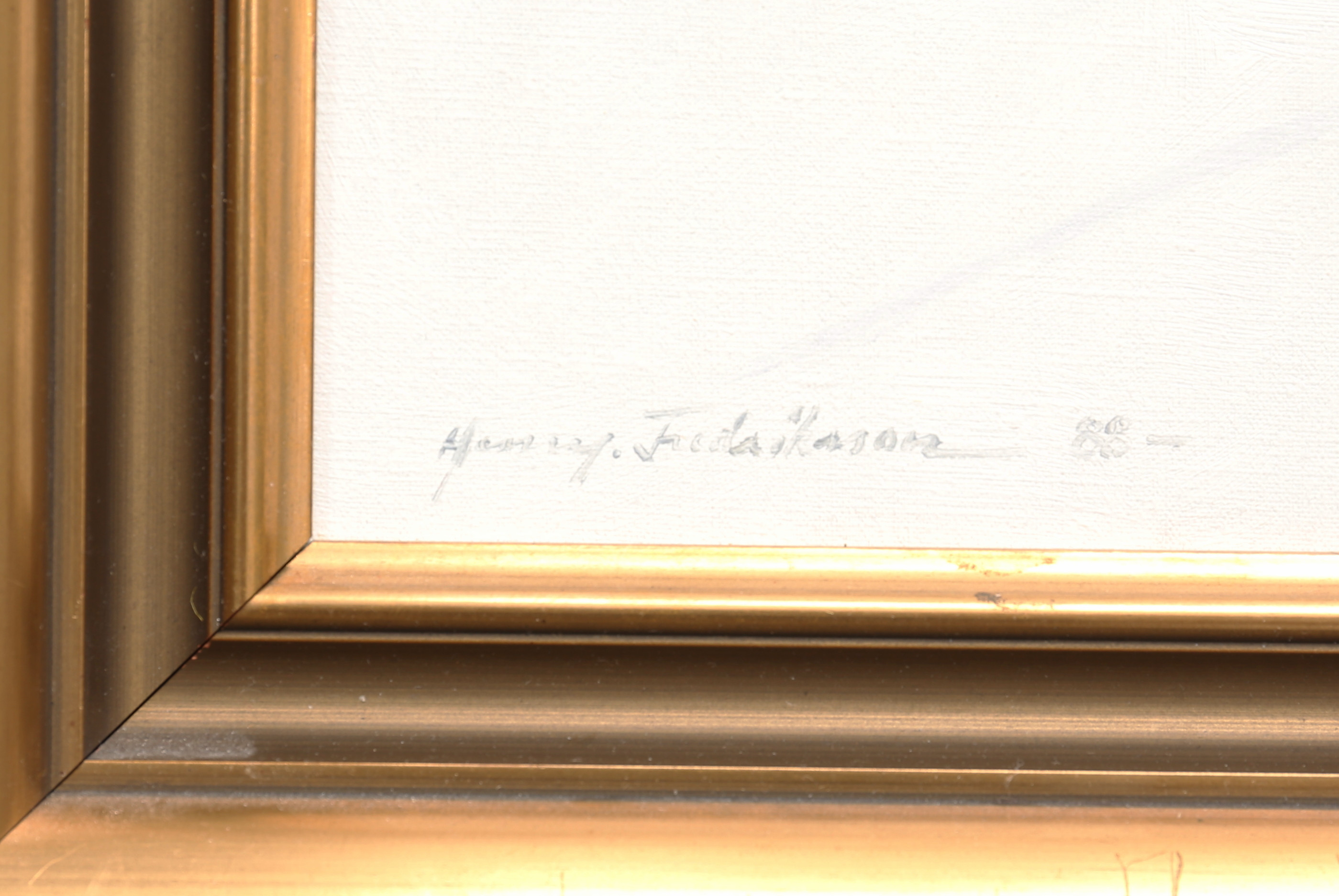 Images for 1827992. HENRY FREDRIKSSON. Oil on canvas, signed and dated ...