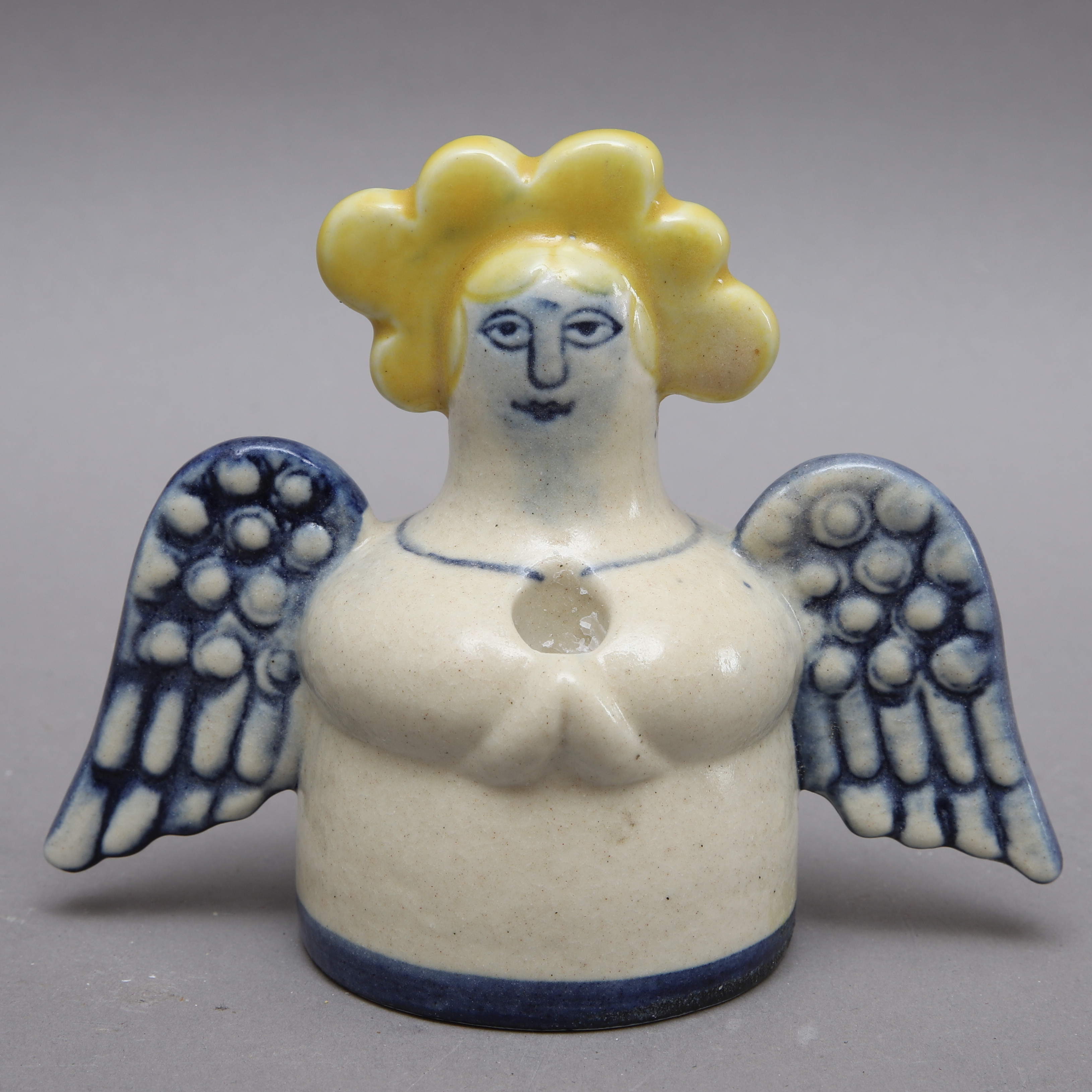 Images for 1828601. LISA LARSON. candlestick, ceramic, angel ...