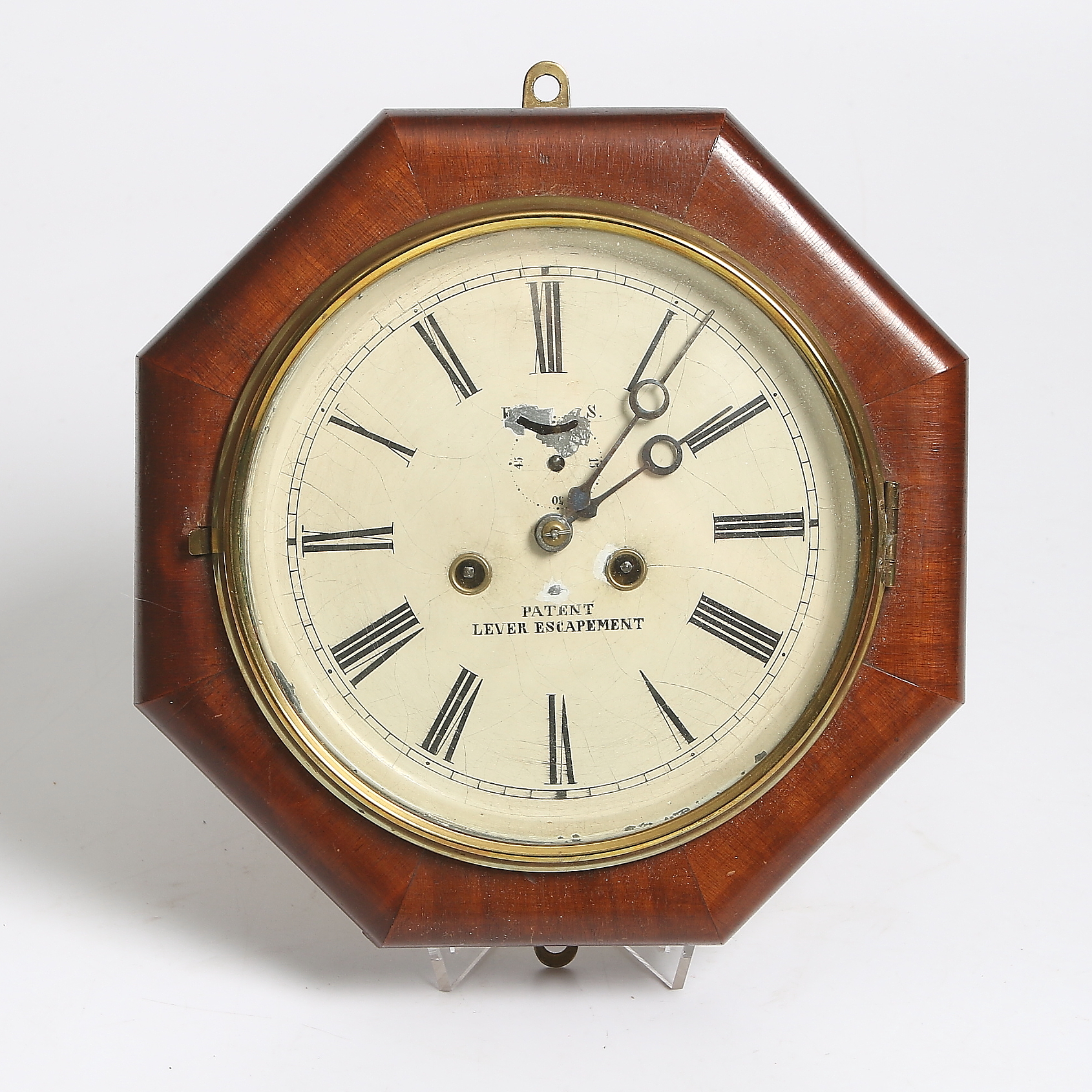 Images for 183378. WALL CLOCK, Patent Lever Escapement. Early 20th ...