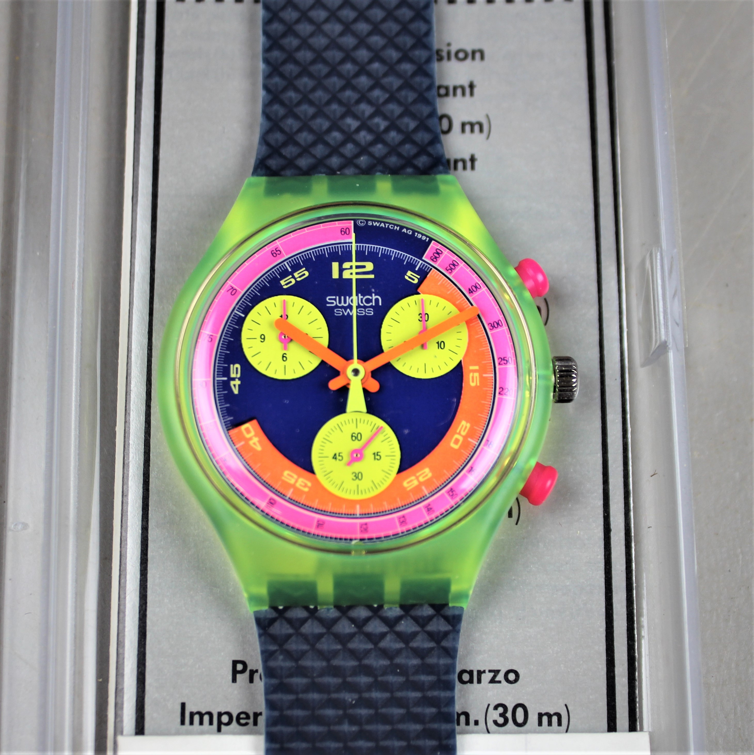 HERRUR Swatch Grand prix Chronograph 1992 quartz. Klockor & Ur ...