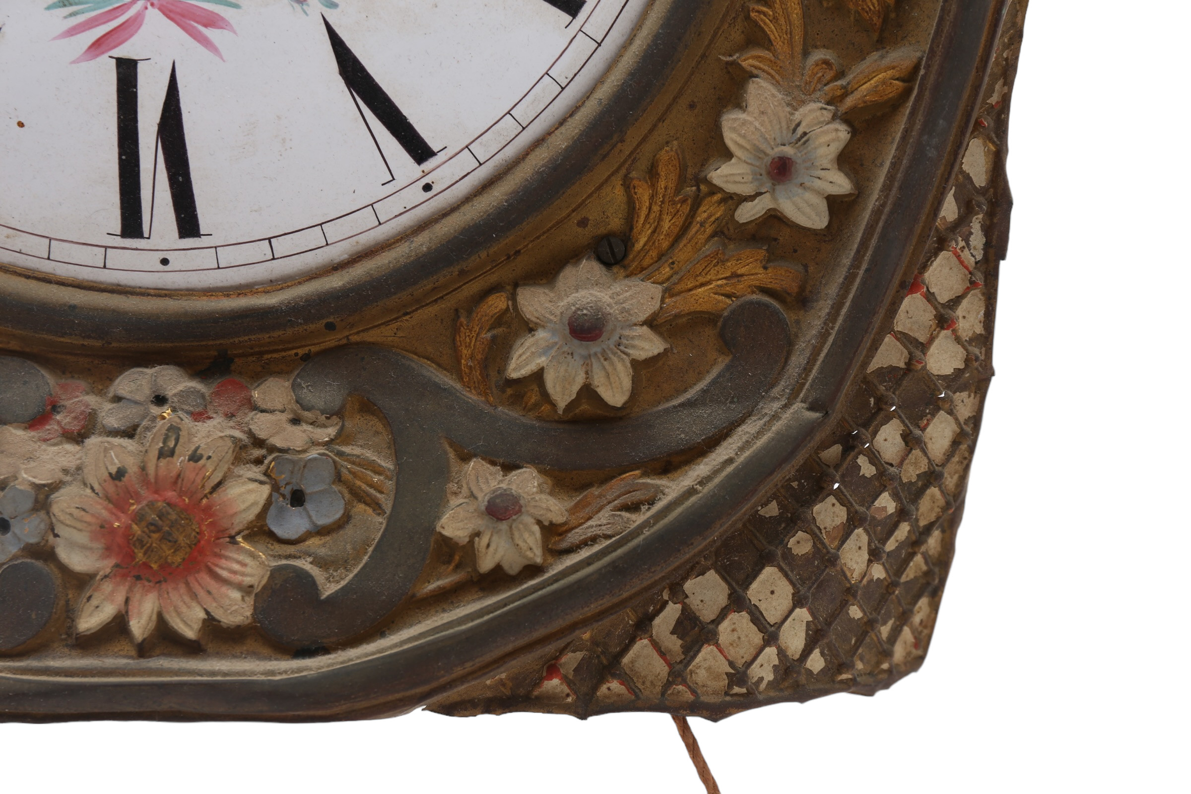 Images for 1837468. French Morez-like wall clock in embossed and ...