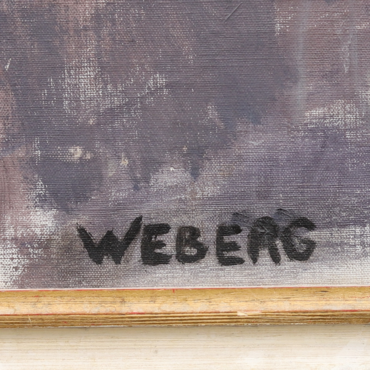 Images for 1843165. WILLIE WEBERG. At the table, oil on canvas, signed ...