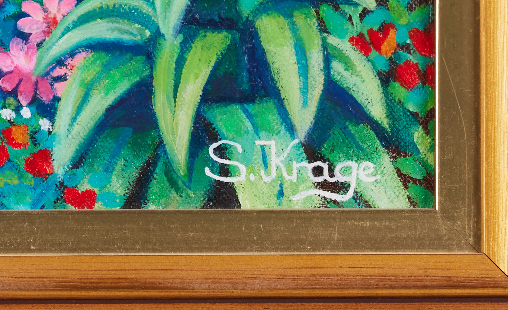 Images for 1843343. SUSANNE KRAGE (DANMARK, FÖDD 1946). Garden, oil on ...