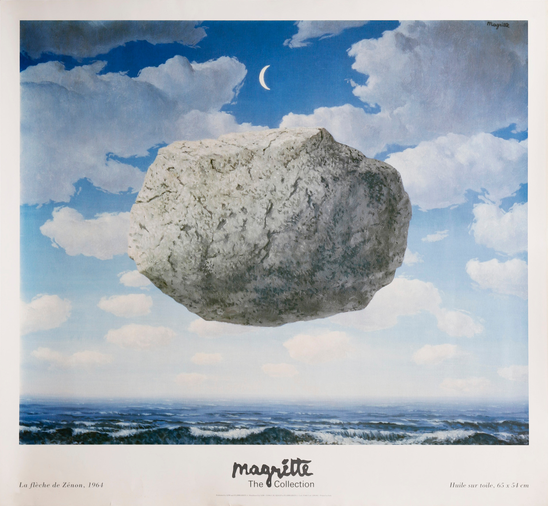 RENÉ MAGRITTE. NACH. "Zenon's flèche". Kunst & Gemälde - Grafik - Auctionet