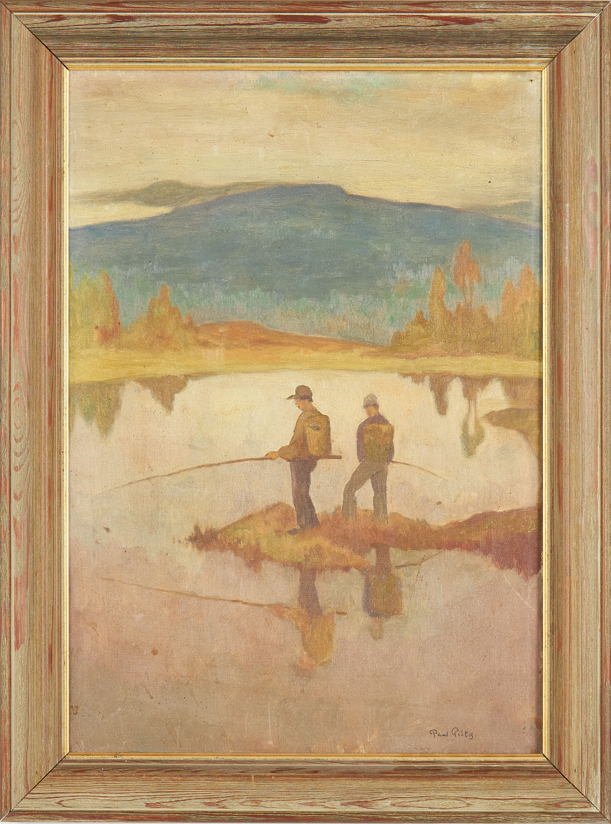 Images for 1852508. PAUL PILTZ (1898-1973). Men fishing, signed, oil on ...