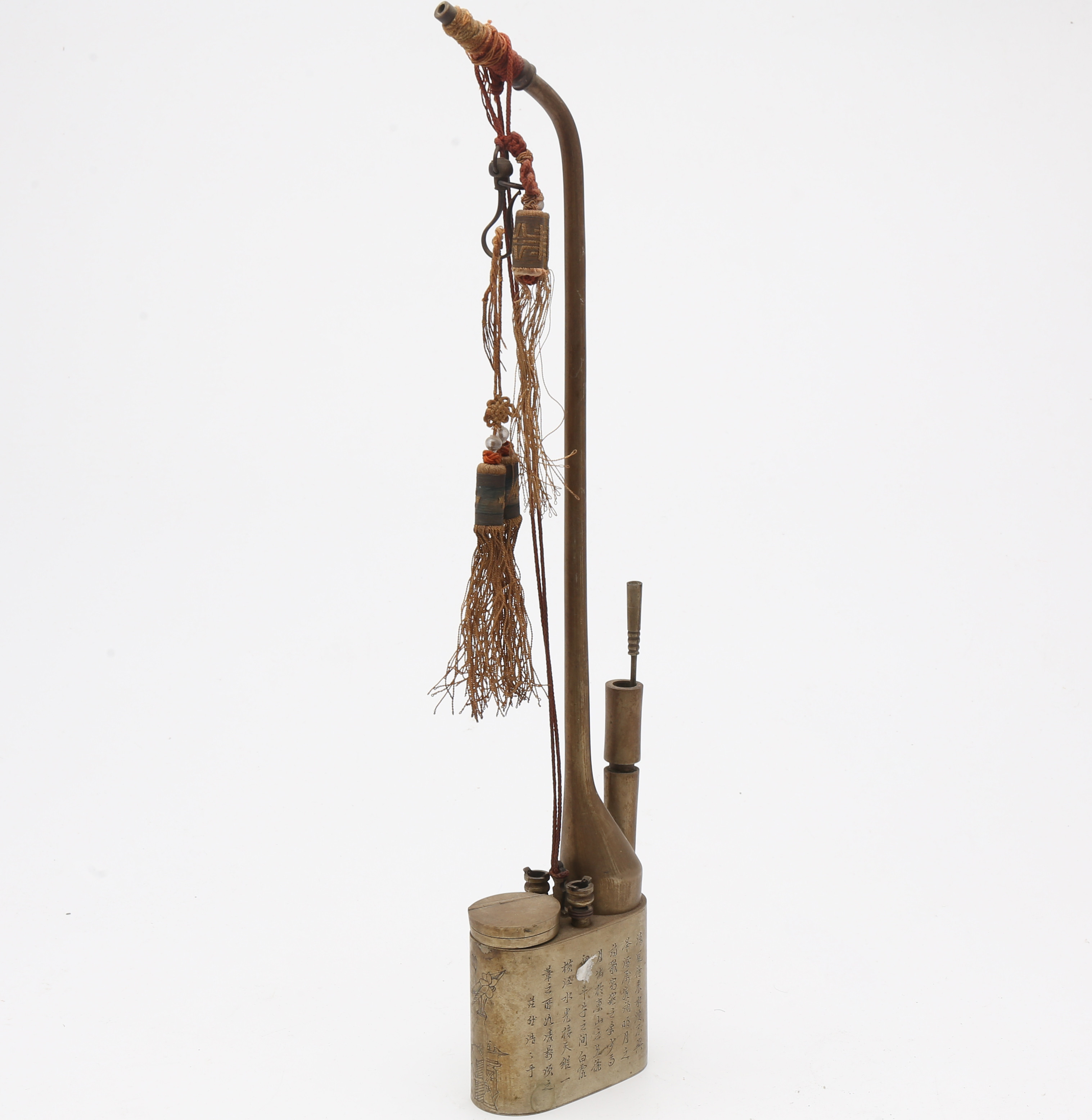 Imágenes para 1854649. Pipa para opio china en paktong, de principios ...