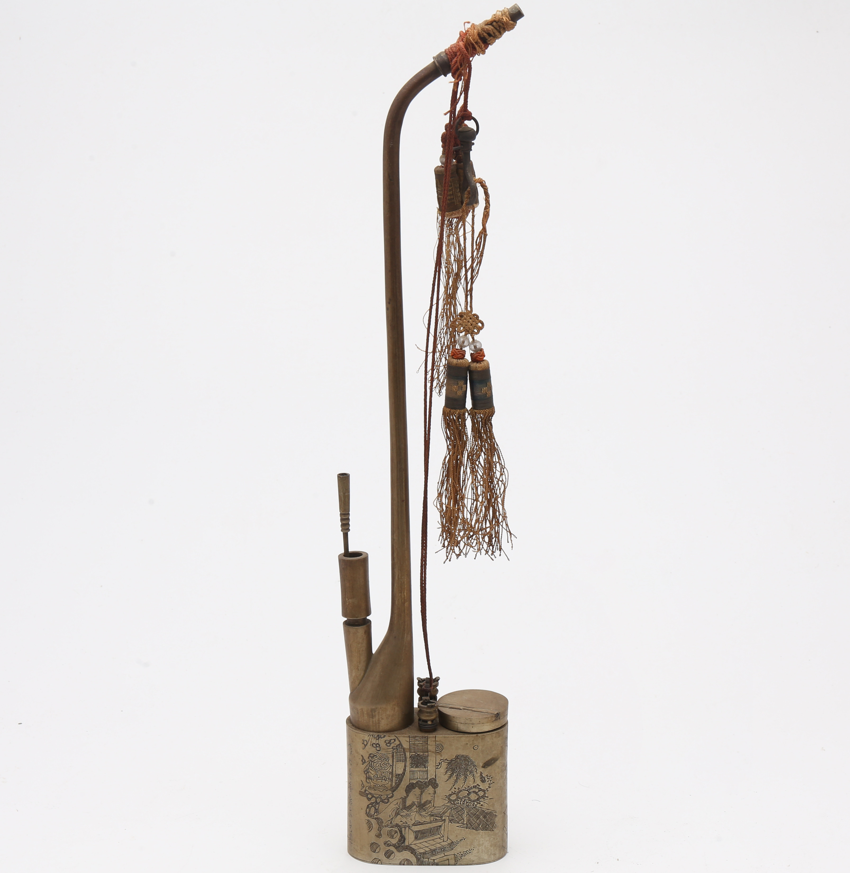 Imágenes para 1854649. Pipa para opio china en paktong, de principios ...