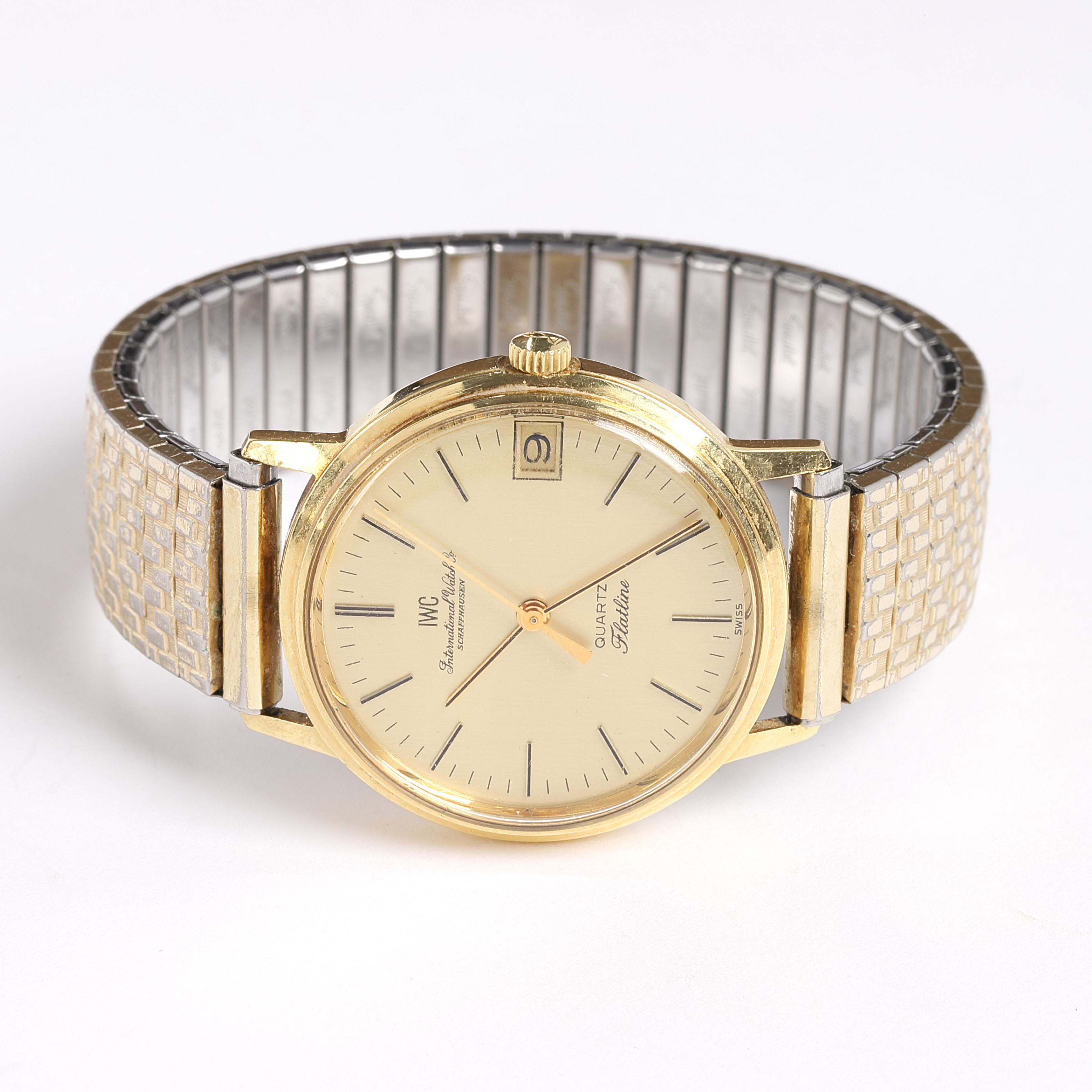Images for 1863539. WRIST WATCH, IWC, "Flatline", 18k gold, with quartz ...
