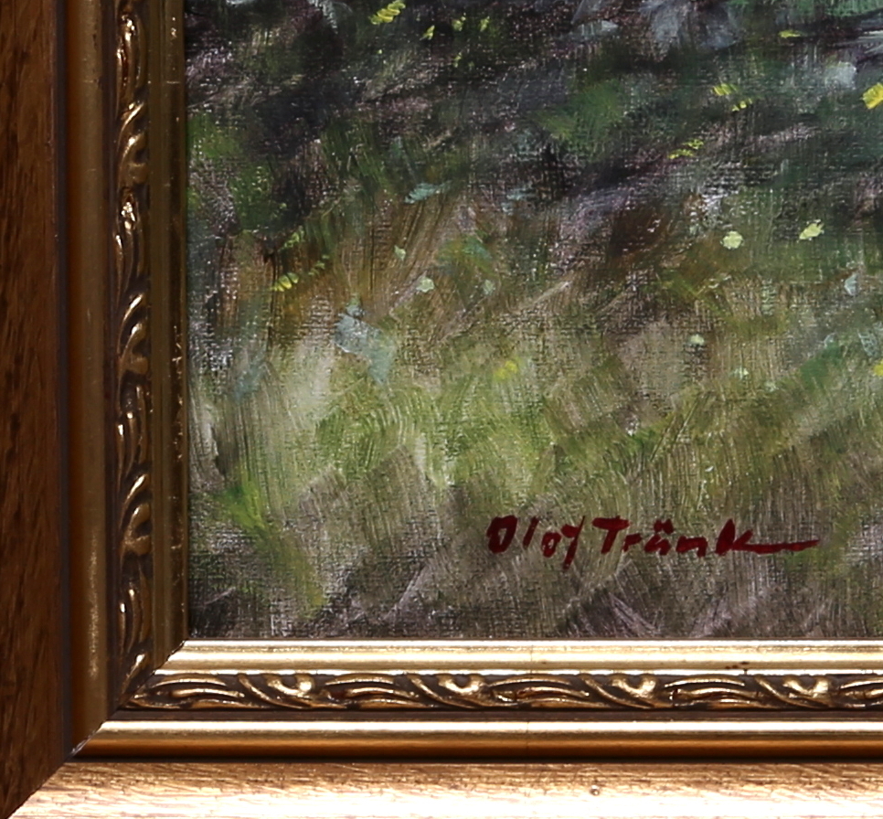 Images for 186827. OLOF TRÄNK. "Flowering tree Öland", oil on canvas ...