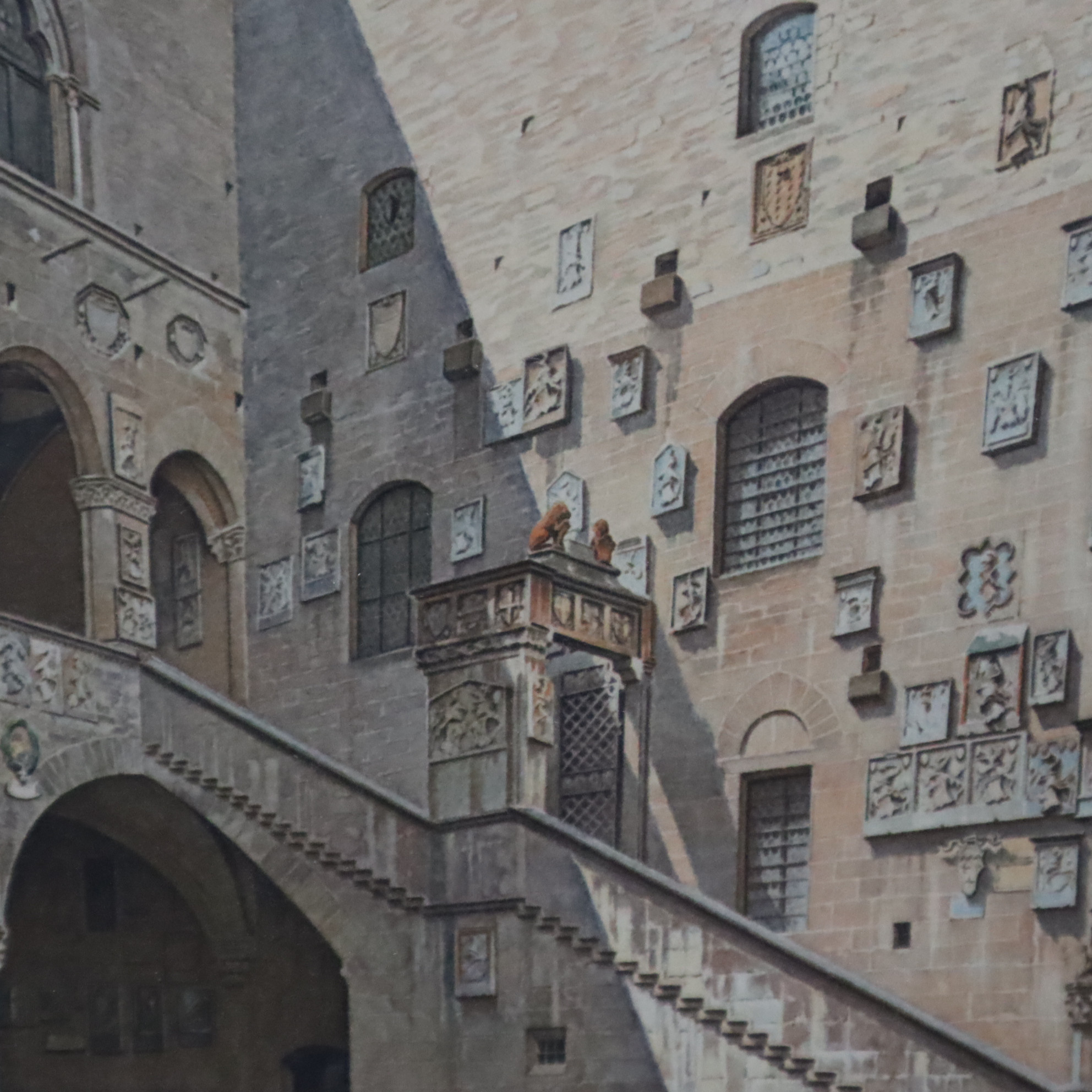Images for 1868482. - GIULIANI, G. (1889-1960) - Courtyard of the ...