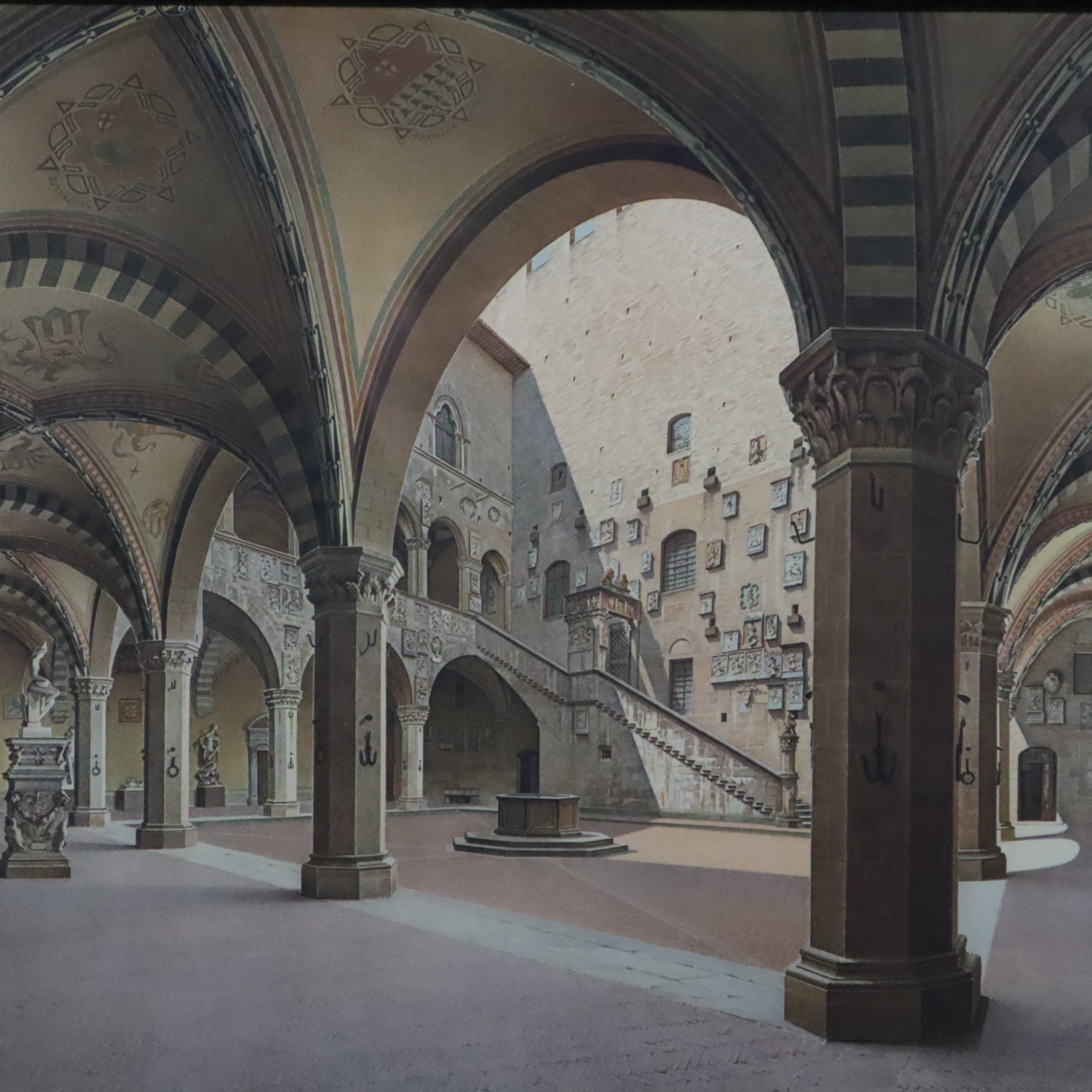Images for 1868482. - GIULIANI, G. (1889-1960) - Courtyard of the ...