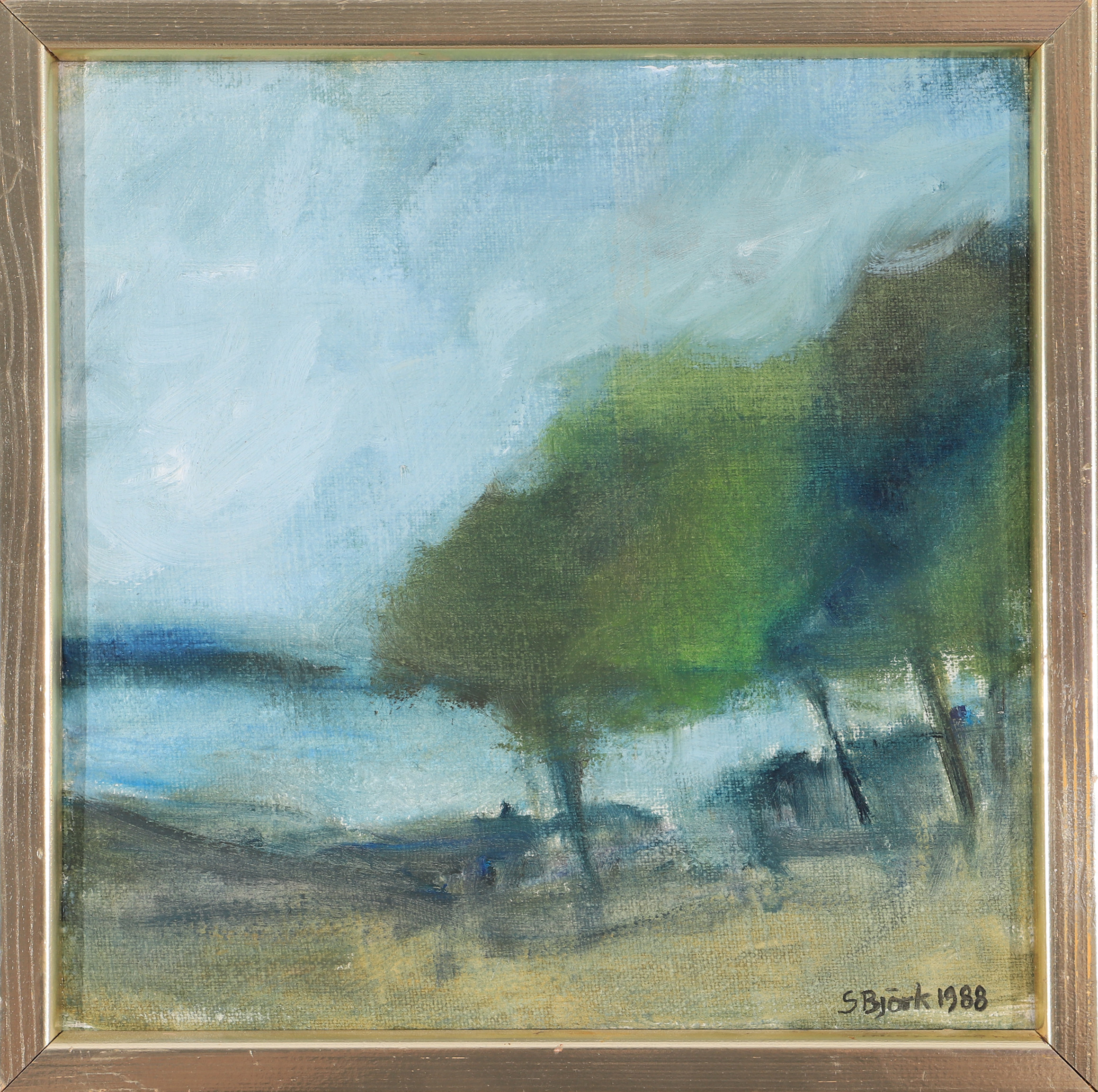 Images for 1869328. SVEN BJÖRK. Landscape, oil on canvas, signed S ...