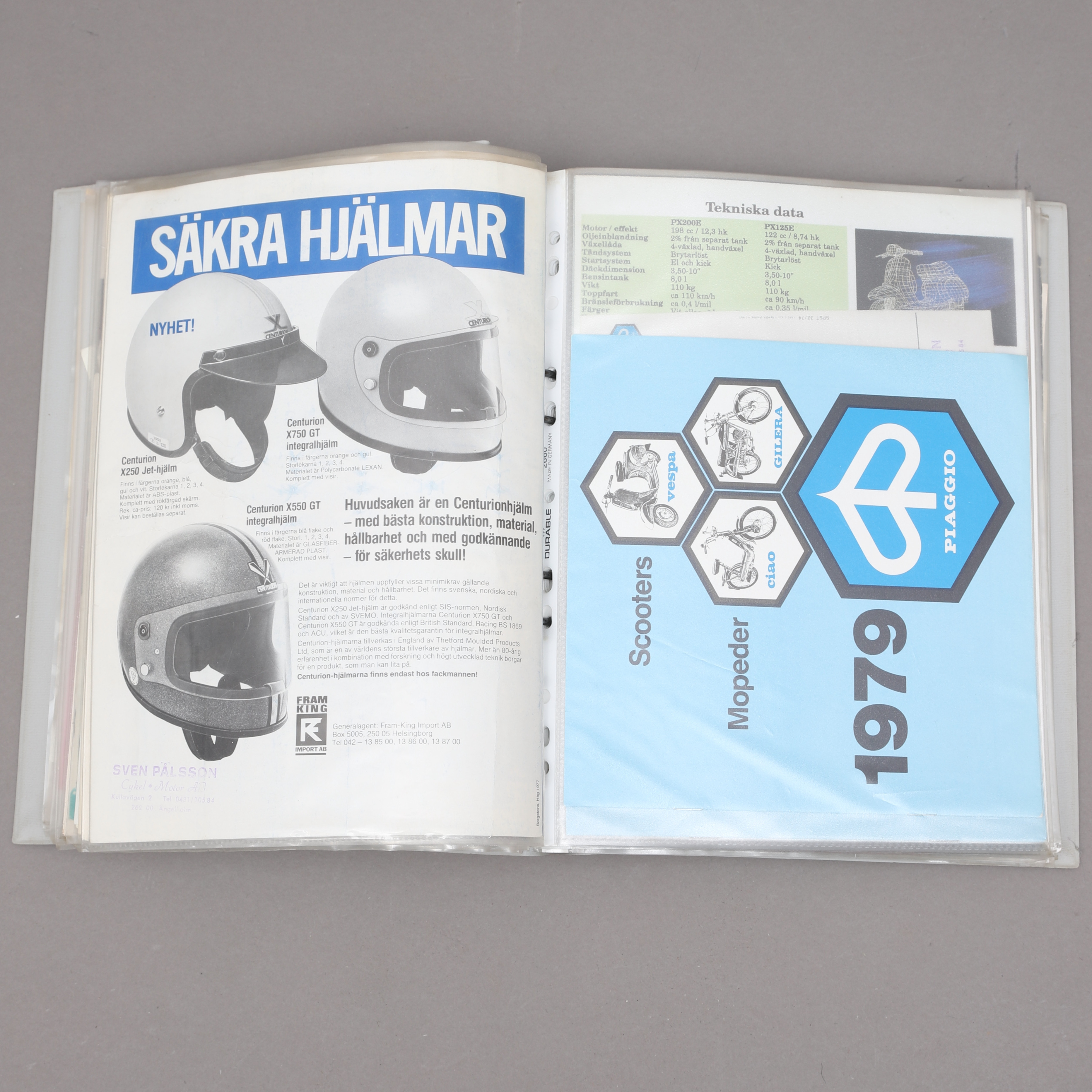 Images for 1872741. CATALOGS & BROCHURES, mopeds, in covers, i.a. Vespa ...