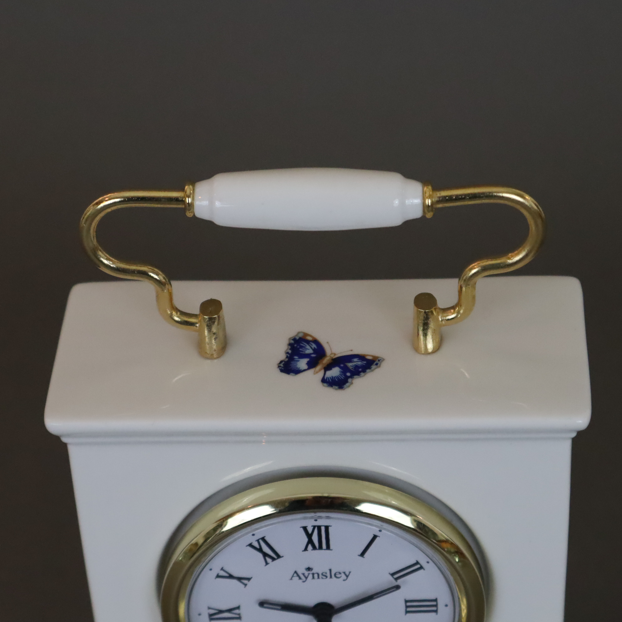 Images for 1873909. - AYNSLEY PORCELAIN "CLASSIC CARRIAGE" TABLE CLOCK ...