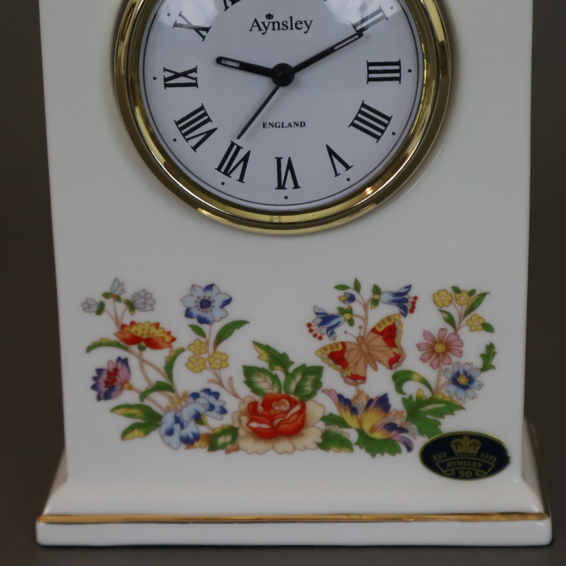 Images for 1873909. - AYNSLEY PORCELAIN "CLASSIC CARRIAGE" TABLE CLOCK ...