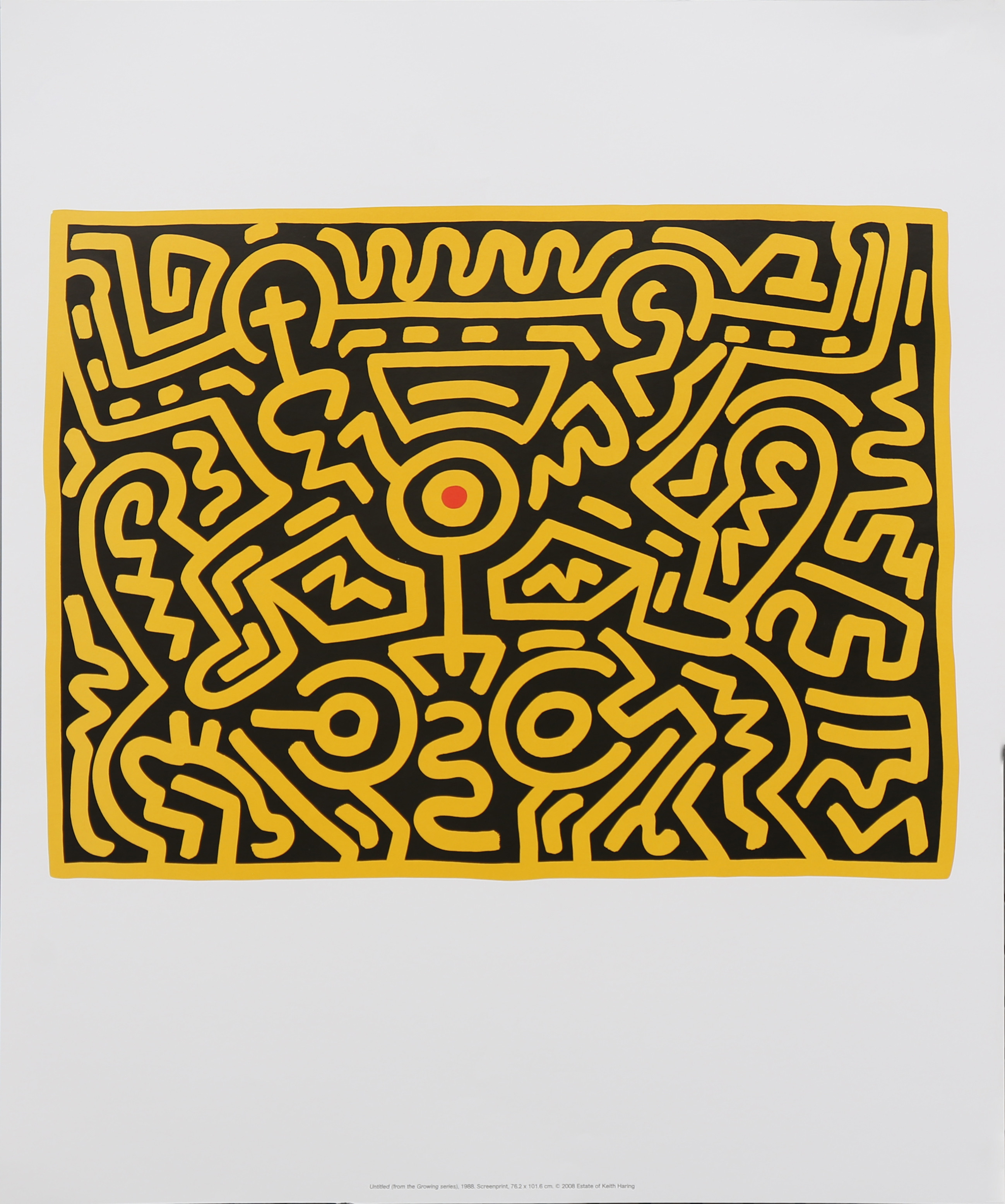 KEITH HARING. After. Untitled ("Growing series"). | Barnebys