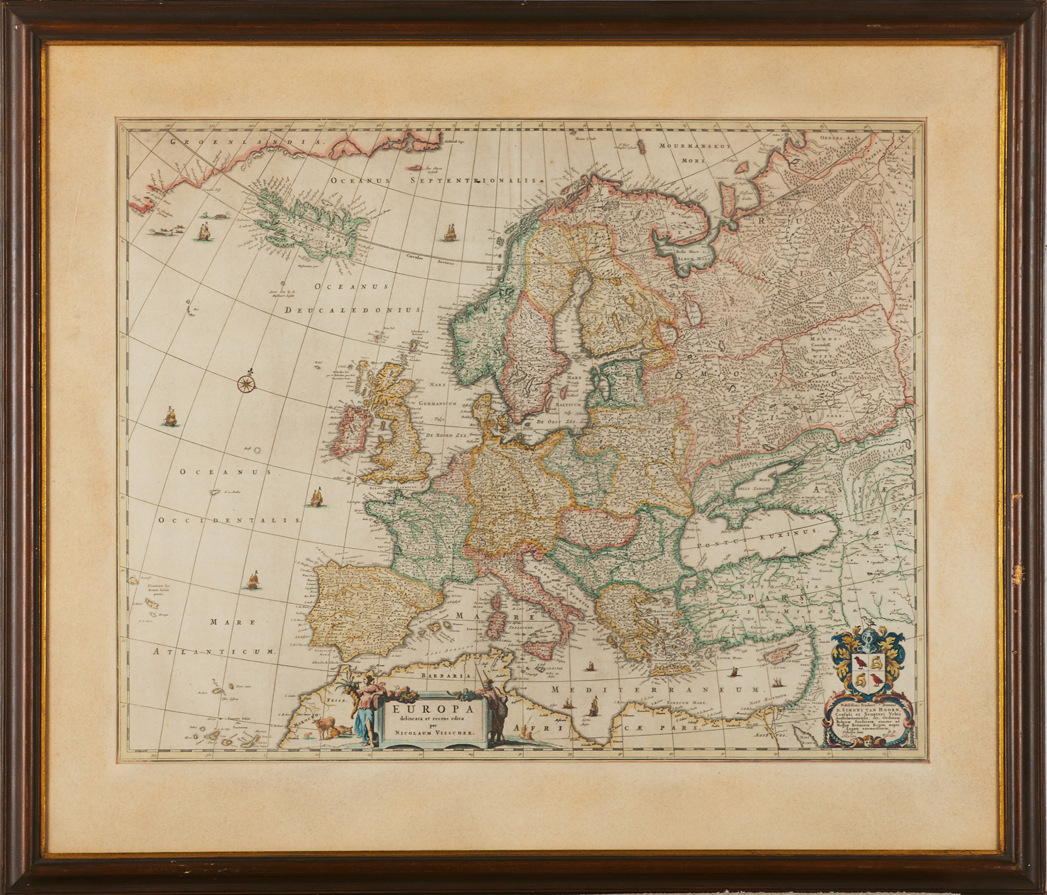 Images for 1880473. Visscher's map of Europe c. 1680. - Auctionet