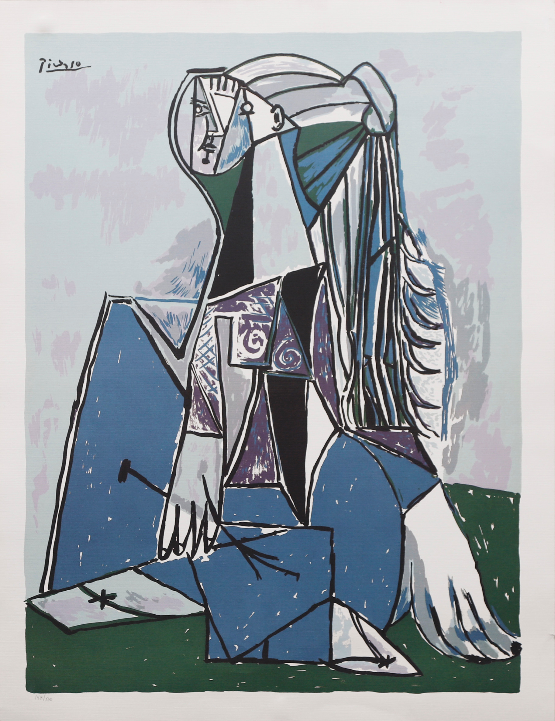 PABLO PICASSO. JÄLKEEN. "Sylvette Davidin muotokuva". Taide - Grafiikka ...