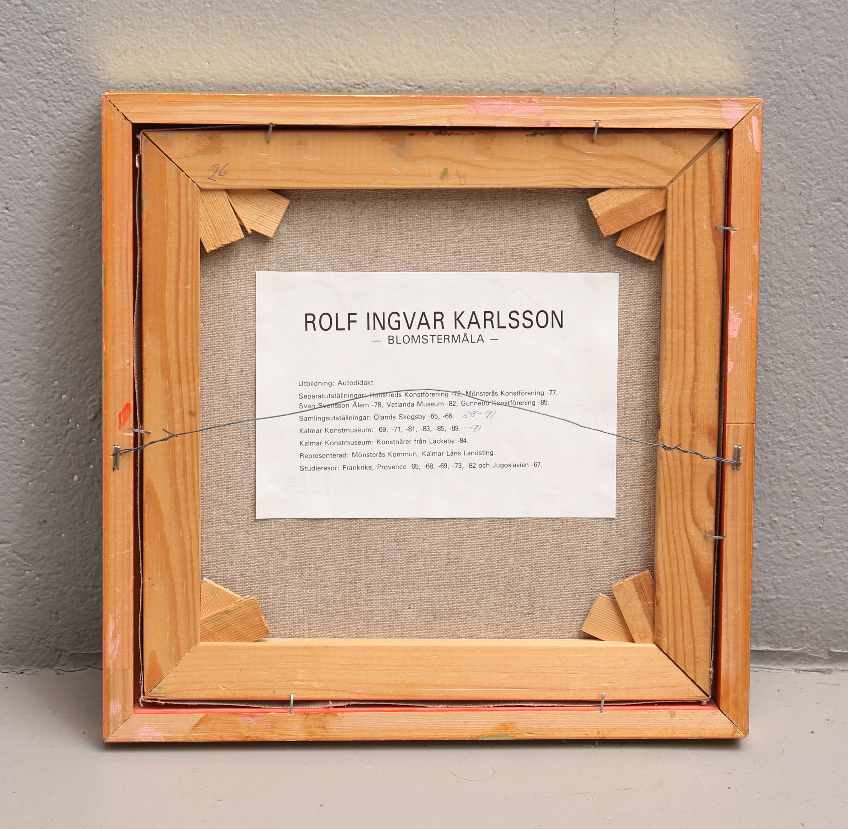 Images for 1901093. ROLF INGVAR KARLSSON. Oil on canvas, signed and ...