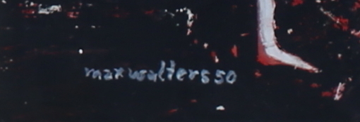 Images for 190725. MAX WALTER SVANBERG. "Night vision". Gouache. Signed ...