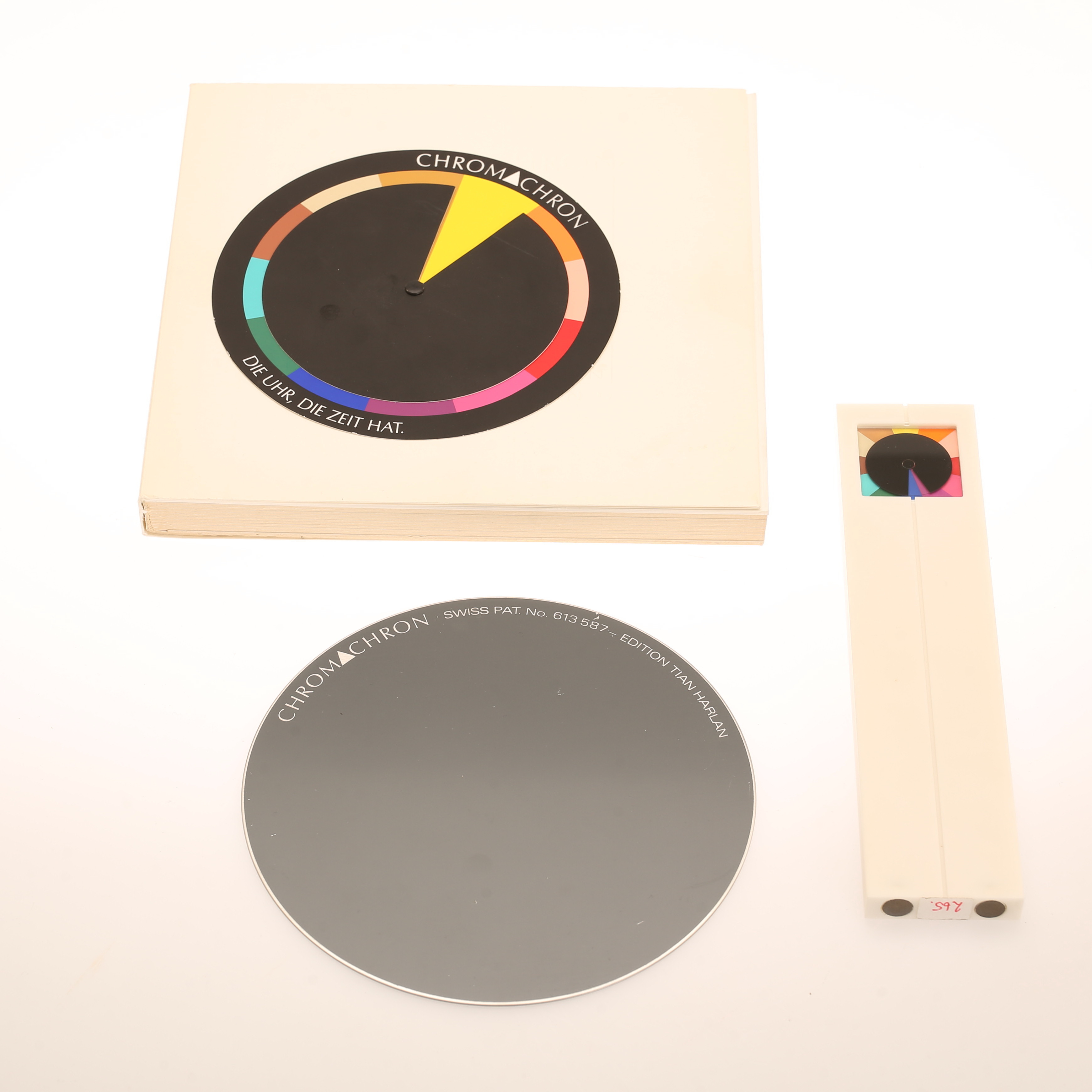 Images for 1914843. DESK CLOCK, Chromachron by Tian Harlan Swiss made ...