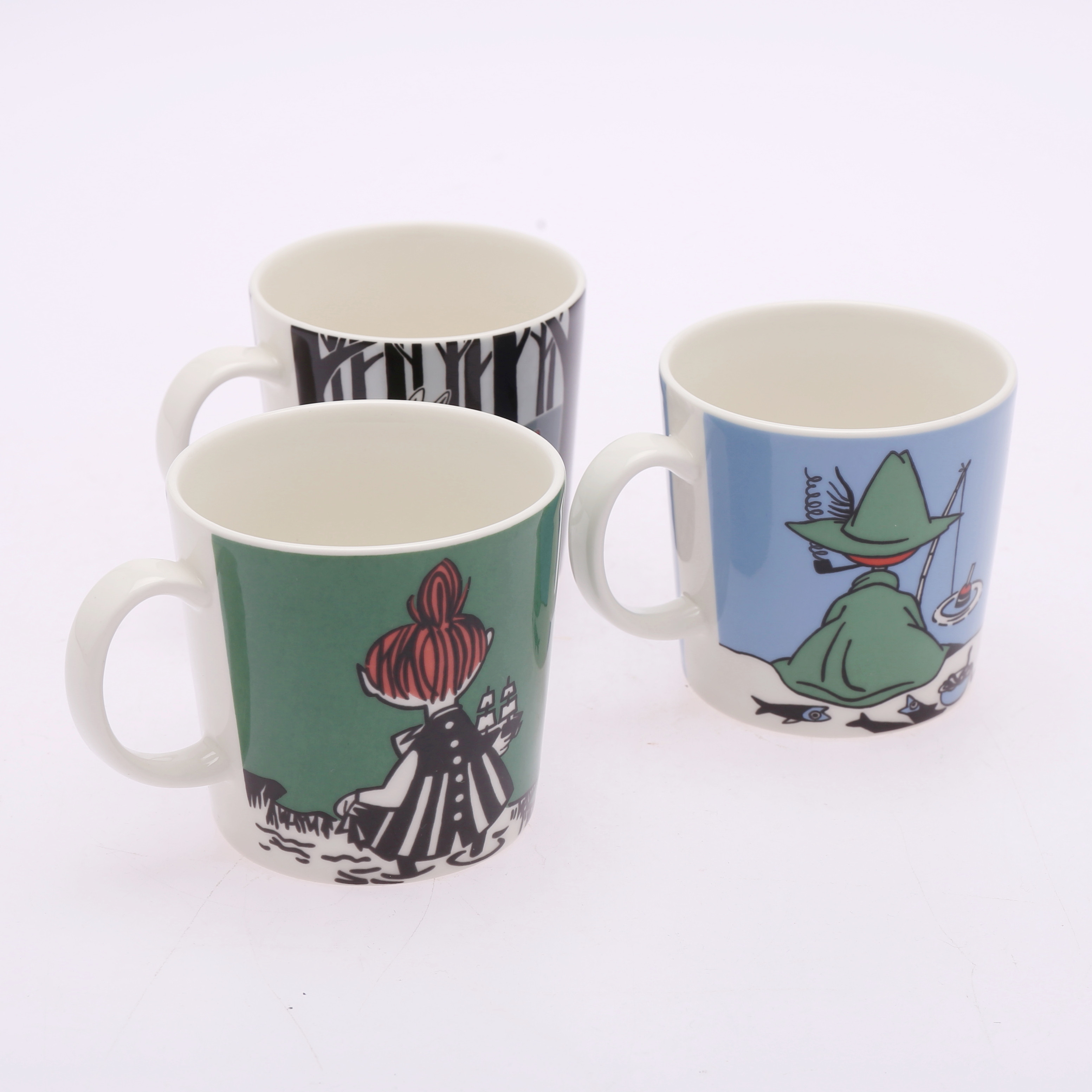 Images for 1918884. MUMIN MUGS, 3 pcs, porcelain, Arabia, Finland ...