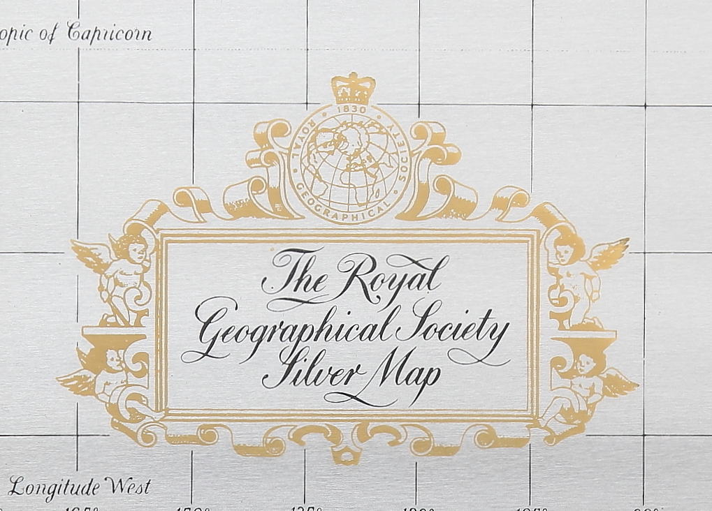 Images for 192012. MAP. Silver, "The Royal geographical society silver ...