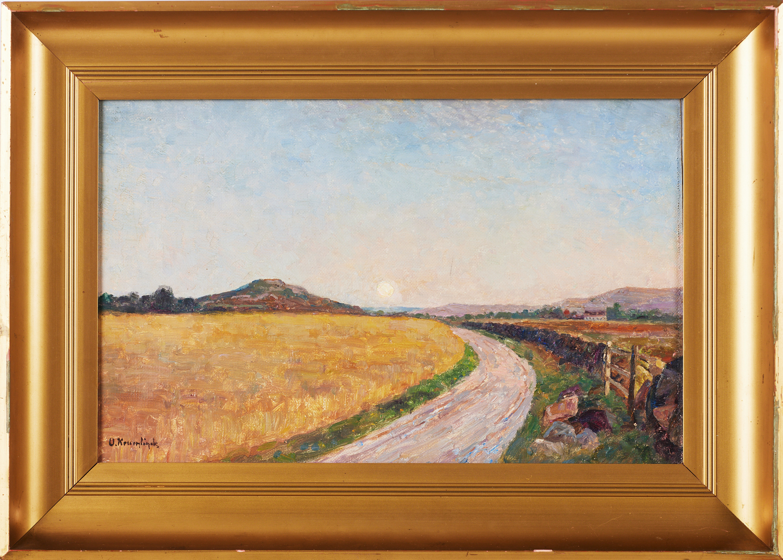 Images for 1920722. OLOF KRUMLINDE (1856-1945). Landscape motif, oil on ...