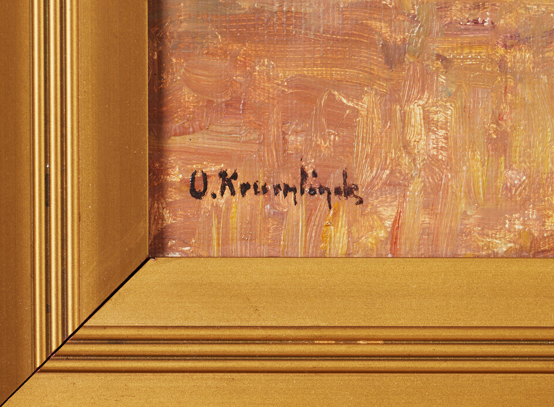 Images for 1920722. OLOF KRUMLINDE (1856-1945). Landscape motif, oil on ...