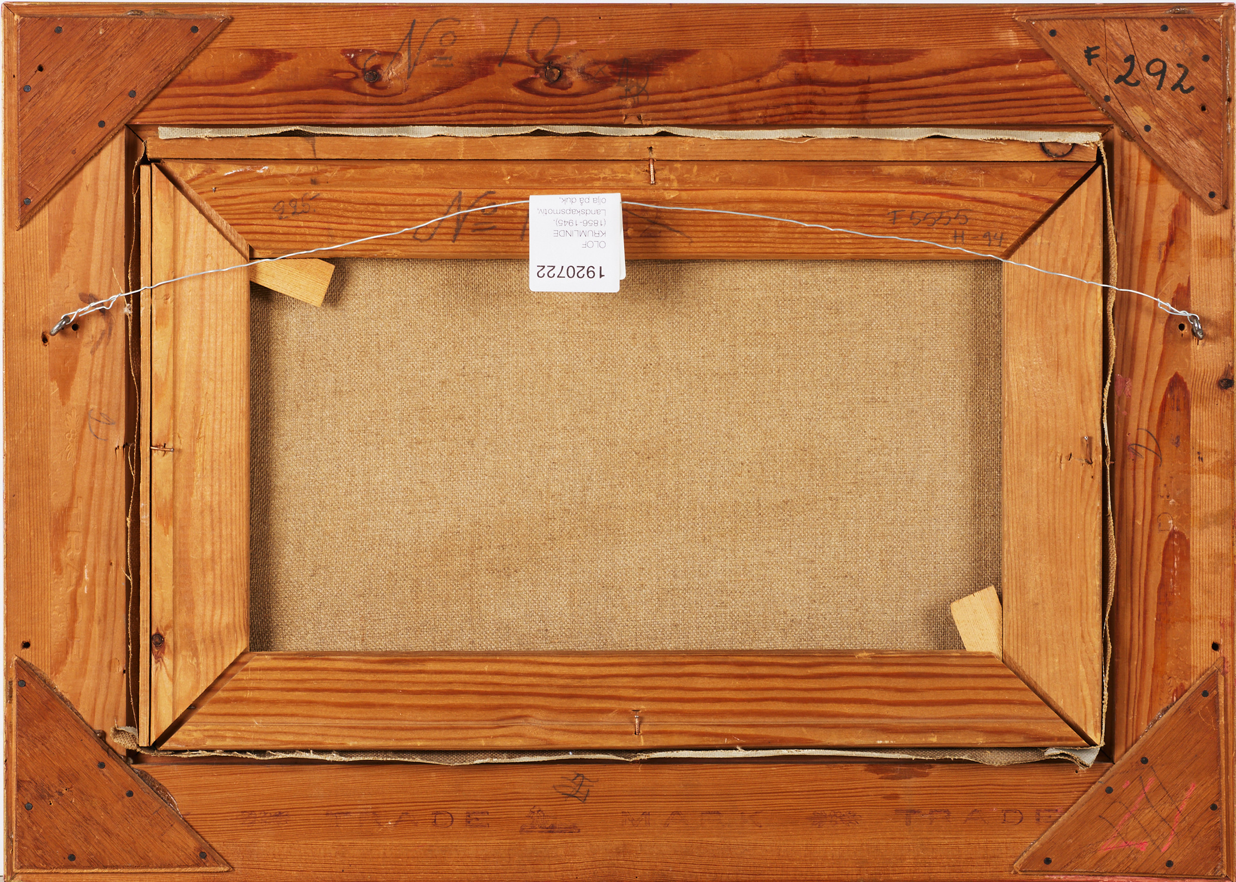 Images for 1920722. OLOF KRUMLINDE (1856-1945). Landscape motif, oil on ...