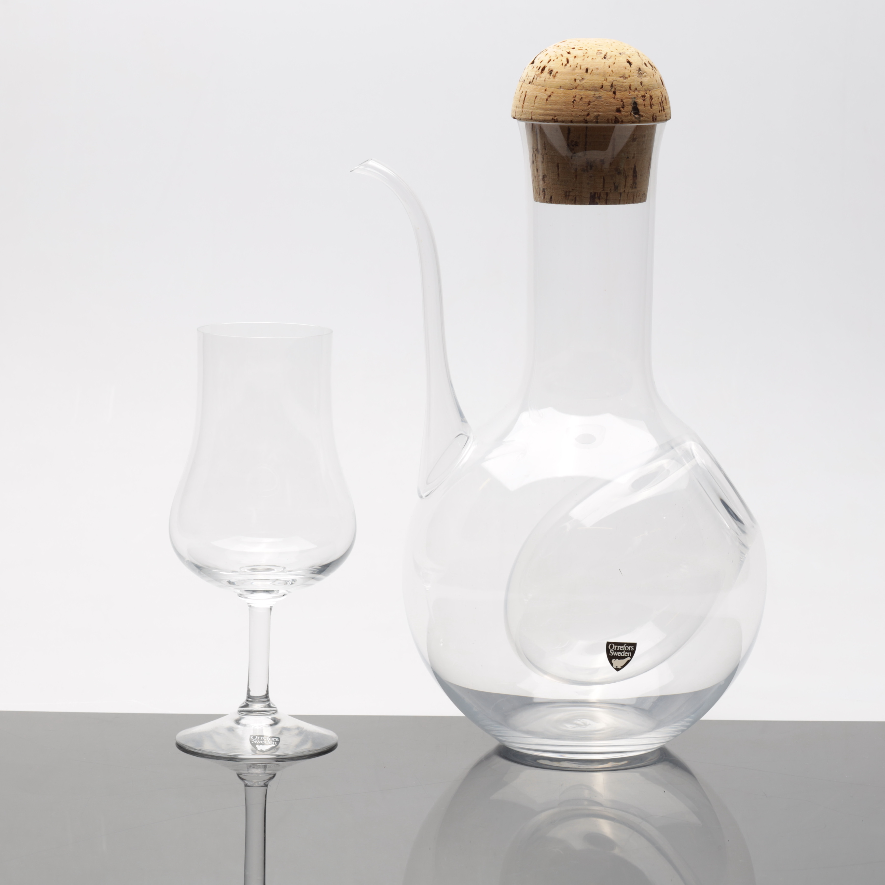 Images for 1921622. CARAFE and DIGESTIVE GLASS, 10 parts, glass ...