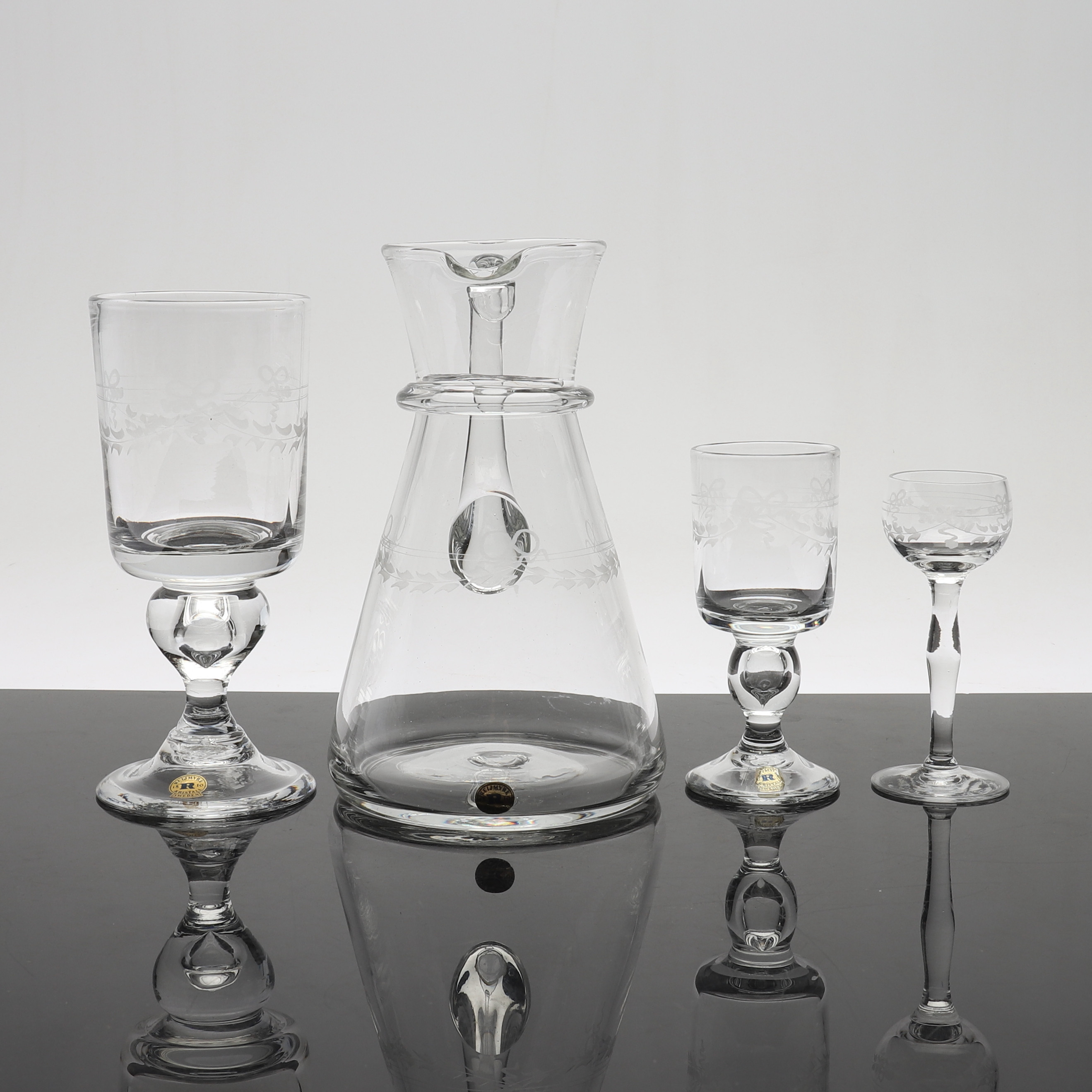 Images for 1929902. GLASSWARE, 18 pieces, "Antique", Reijmyre ...