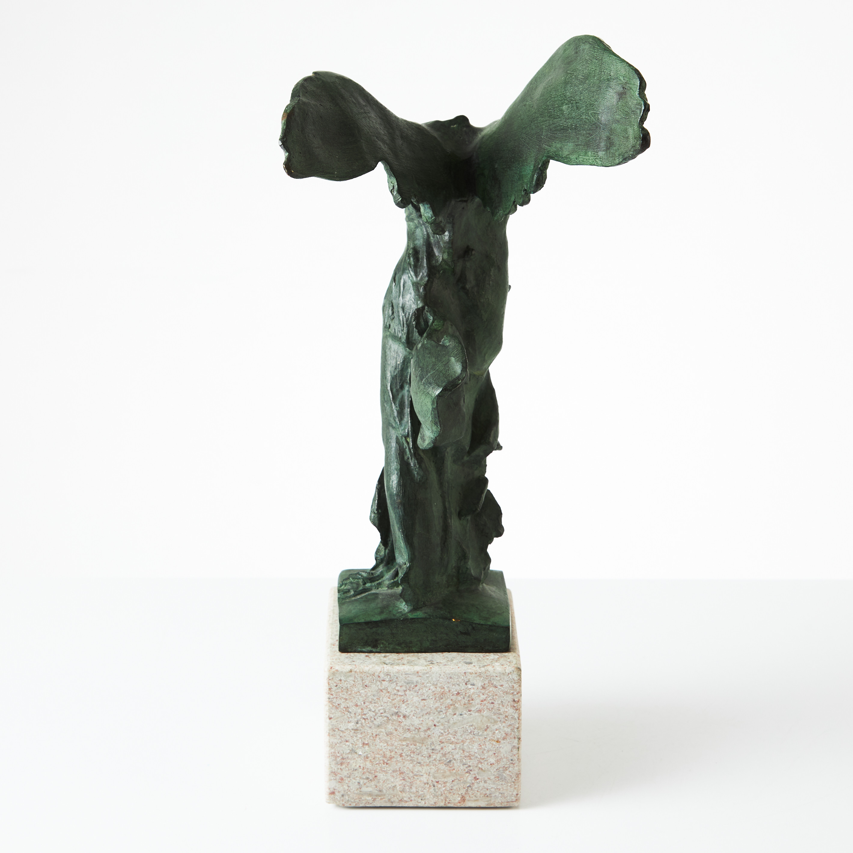 Bilder för 1931044. SKULPTUR, Nike från Samothrake, grönpatinerad brons ...