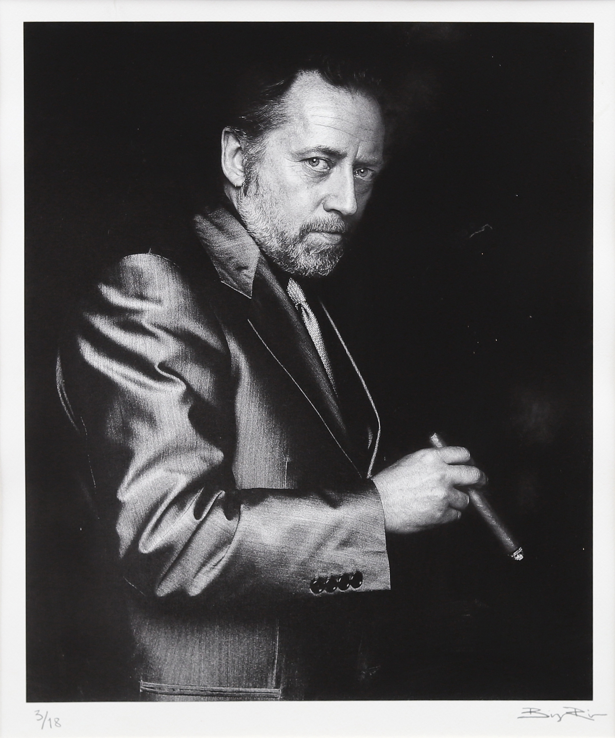 BINGO RIMÉR (FÖDD 1975). Ulf Lundell, fotografi nr 3/18, signerad ...