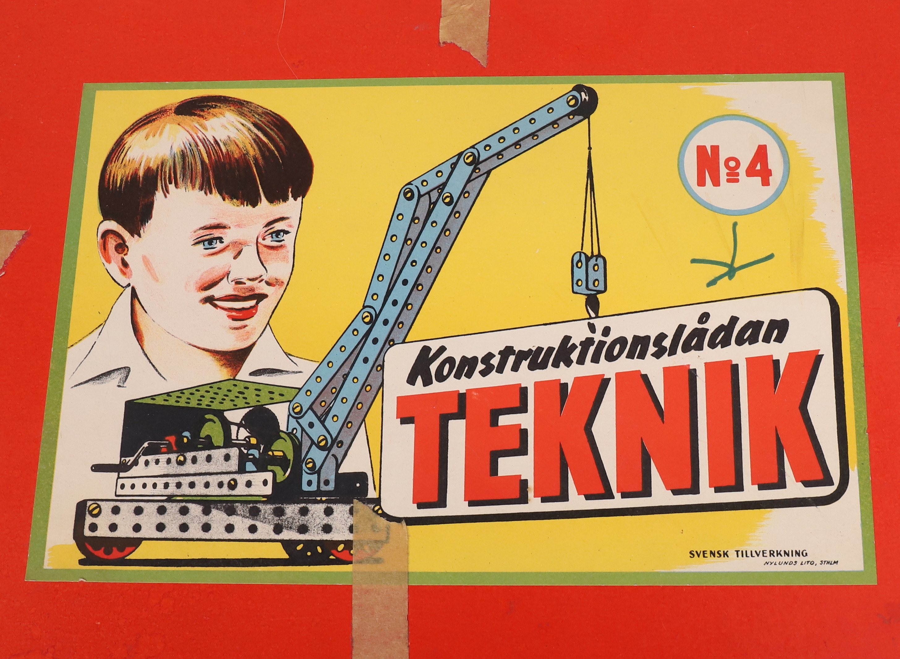 Bilder för 1943663. MEKANO, byggsatser, 2 lådor, omkring 1900-talets ...
