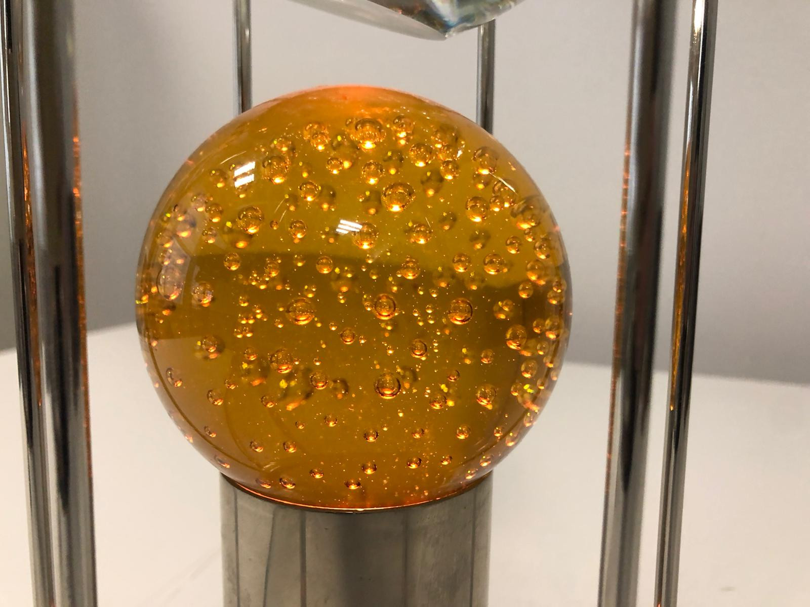 bordslampa med glaskulor. Belysning & Lampor - Bordslampor - Auctionet