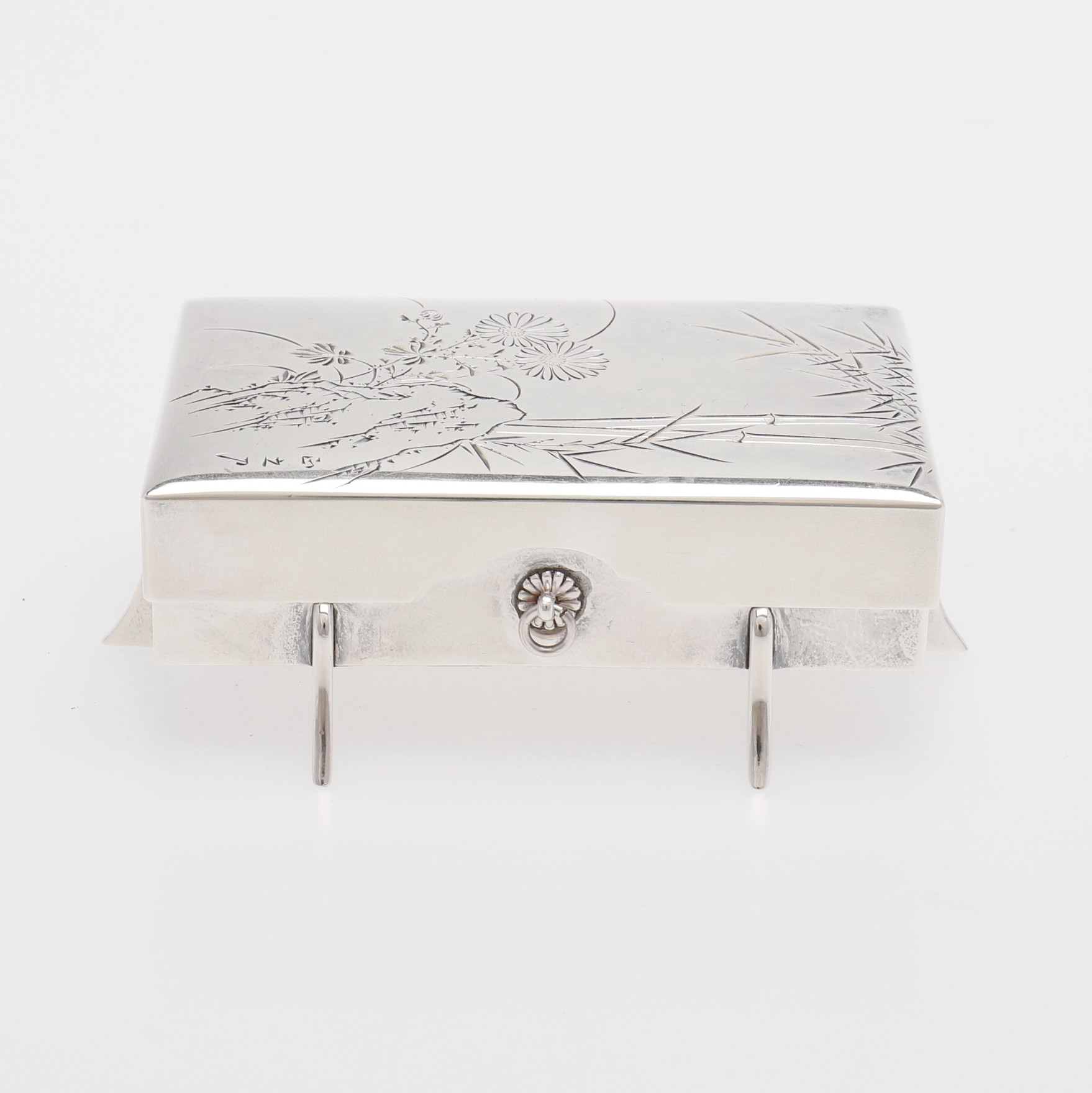 Images for 1947235. JAPANESE SILVER BOXES, 2 PIECES, Kintaro Hattori ...