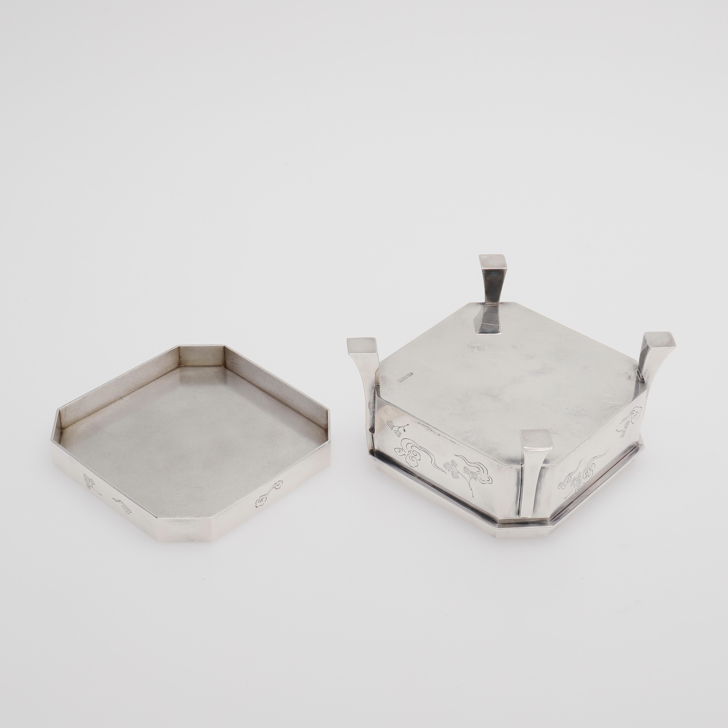 Images for 1947235. JAPANESE SILVER BOXES, 2 PIECES, Kintaro Hattori ...