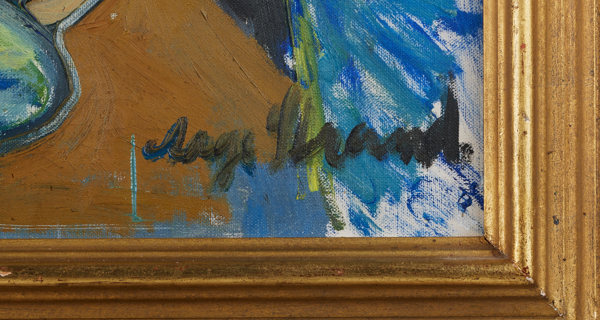 Images for 1949301. AAGE STRAND. Still life with sunflowers, oil on ...