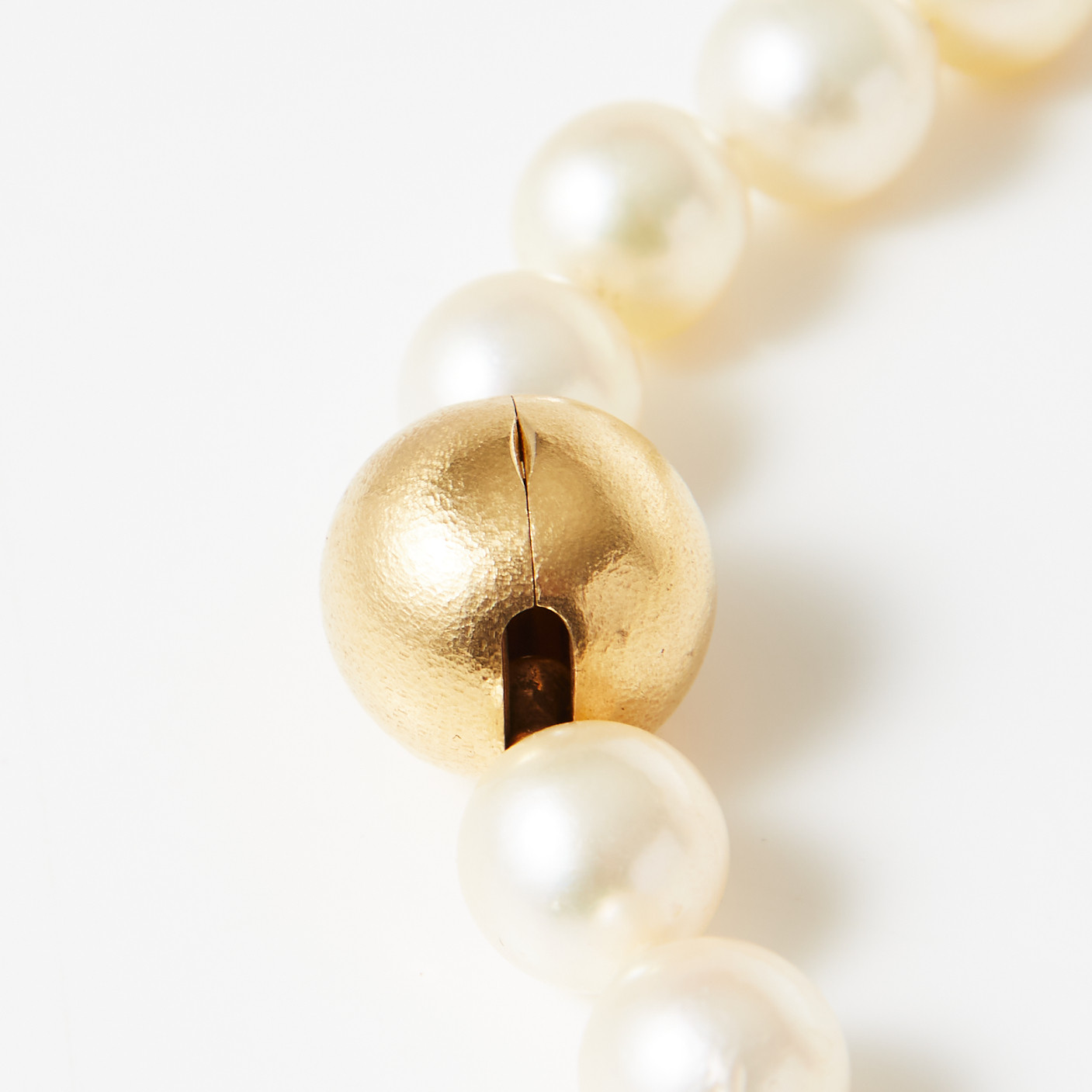 Images for 1959470. OLE LYNGGAARD. Necklace, clasp 18k gold, cultured ...