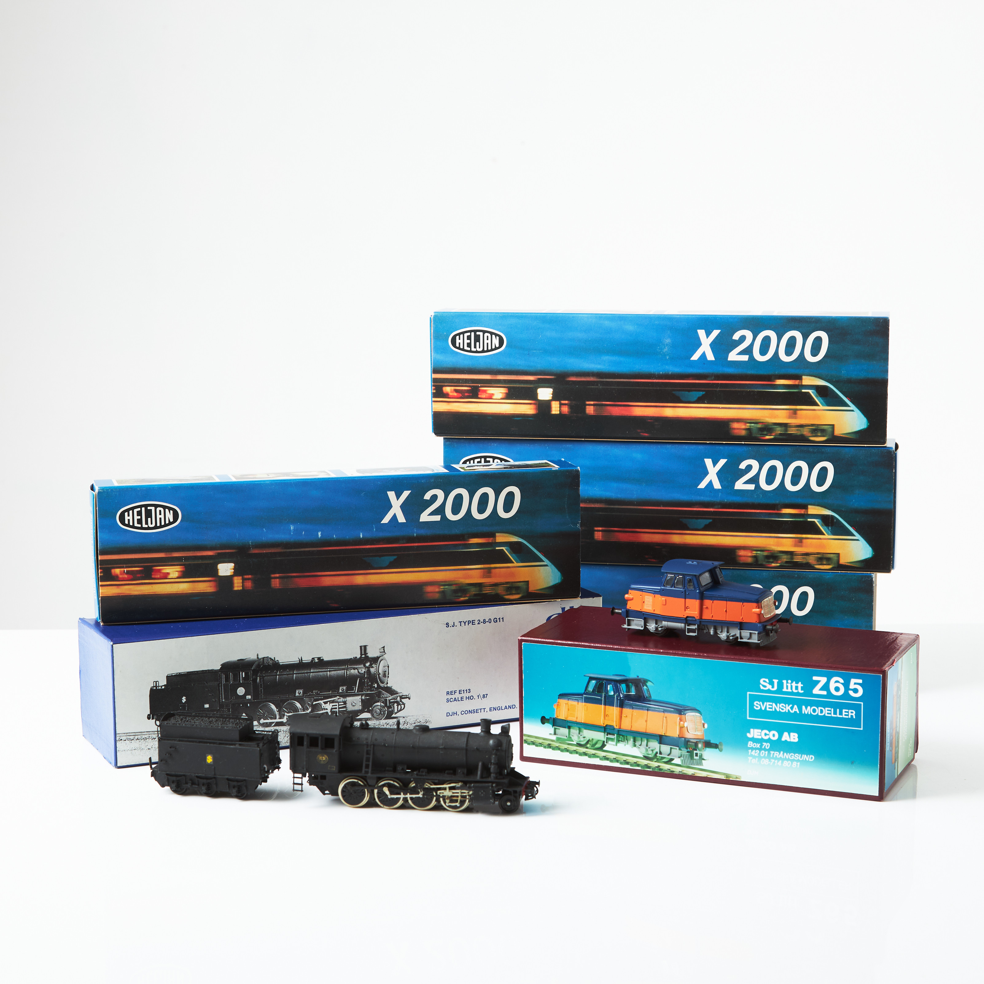 Images for 1962478. LOCOMOTIVES, 3 pieces, track Ho, Consisting of DJH ...