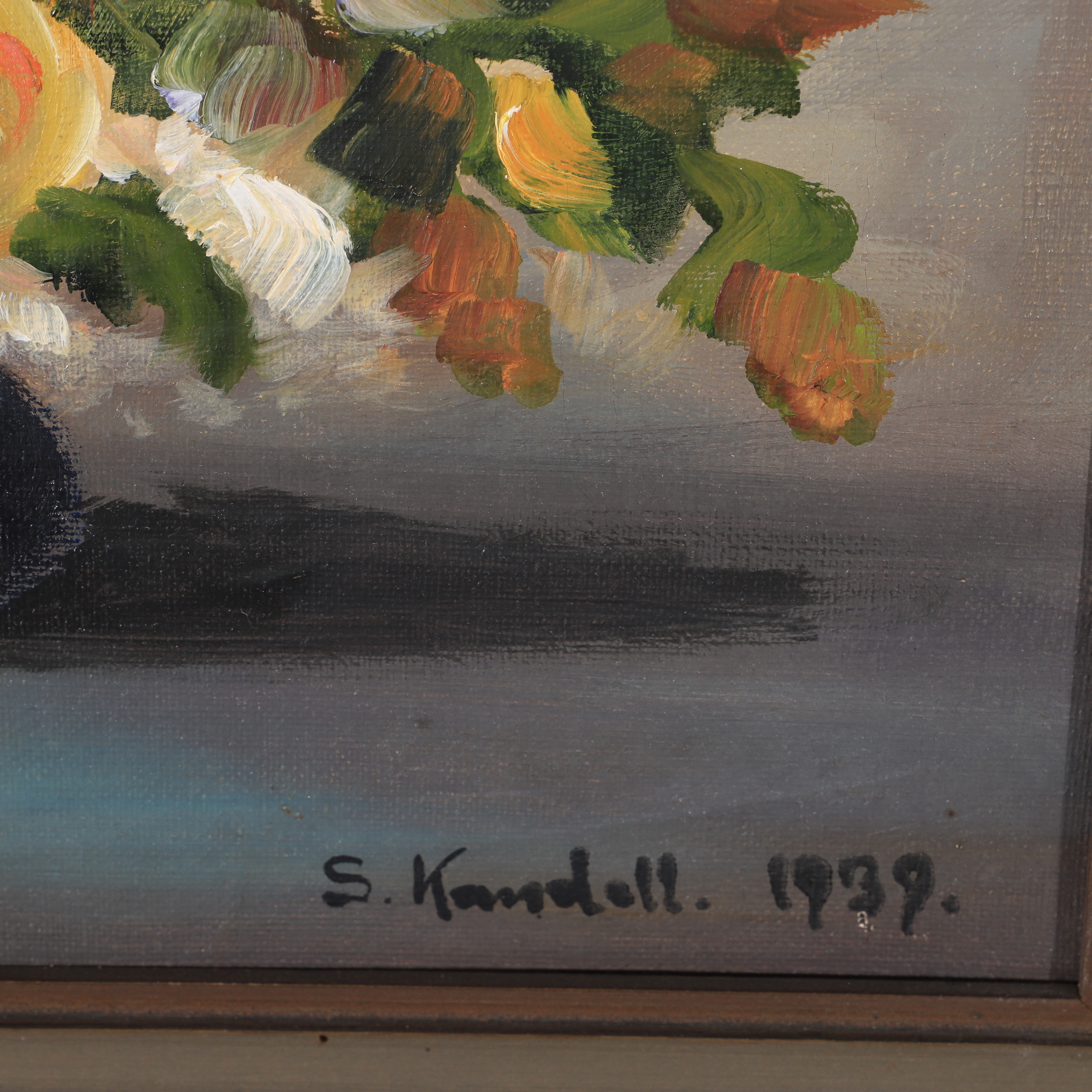 Images for 1968118. STURE KANDELL. Flower still life, oil on canvas ...