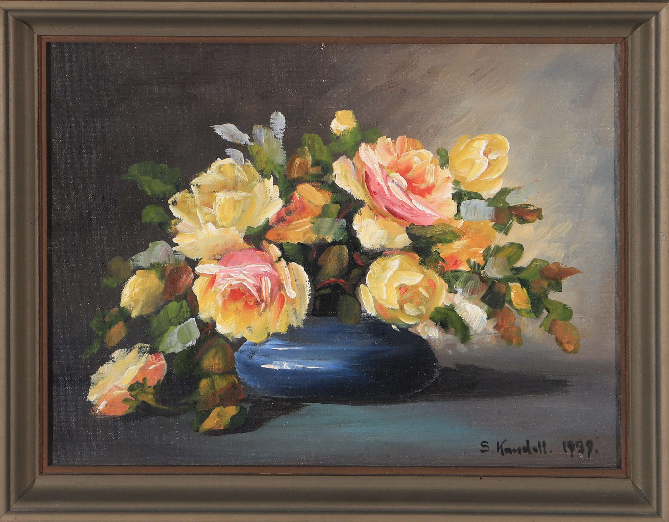Images for 1968118. STURE KANDELL. Flower still life, oil on canvas ...