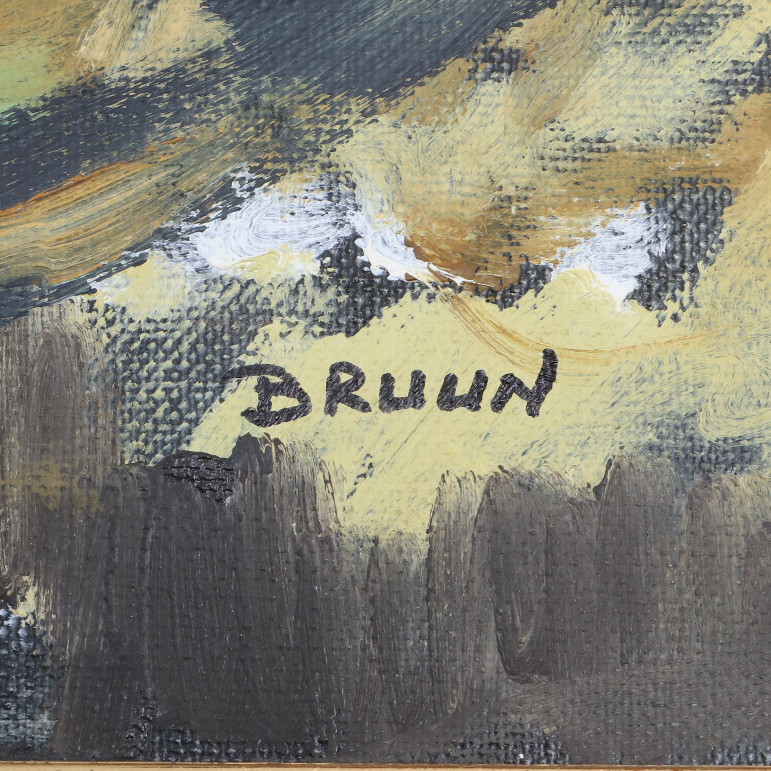 Images for 1970657. JÖRGEN BRUUN. oil on canvas, the house, signed ...