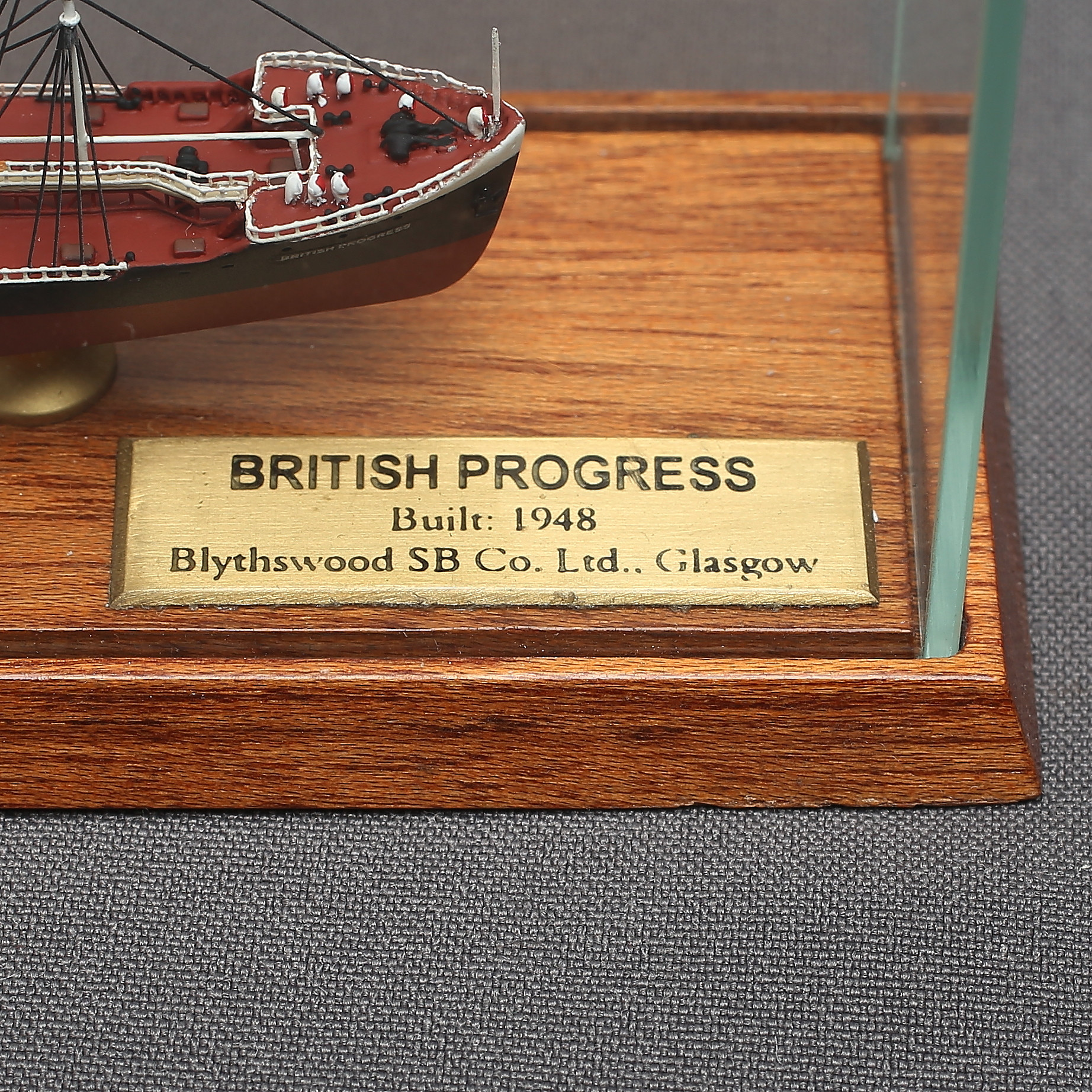 Bilder för 1974141. FARTYGSMODELL, British Progress 1948, Classic Ship ...