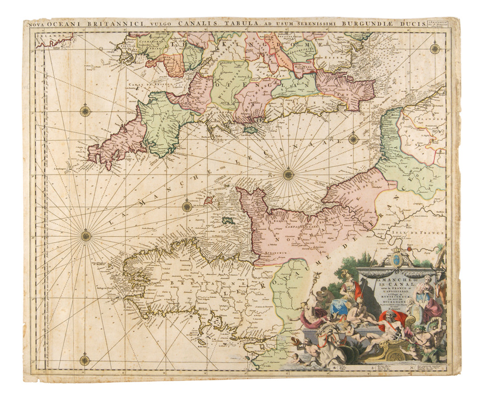 Images for 197908. OLD MAP. "La Manche or the Canal". - Auctionet