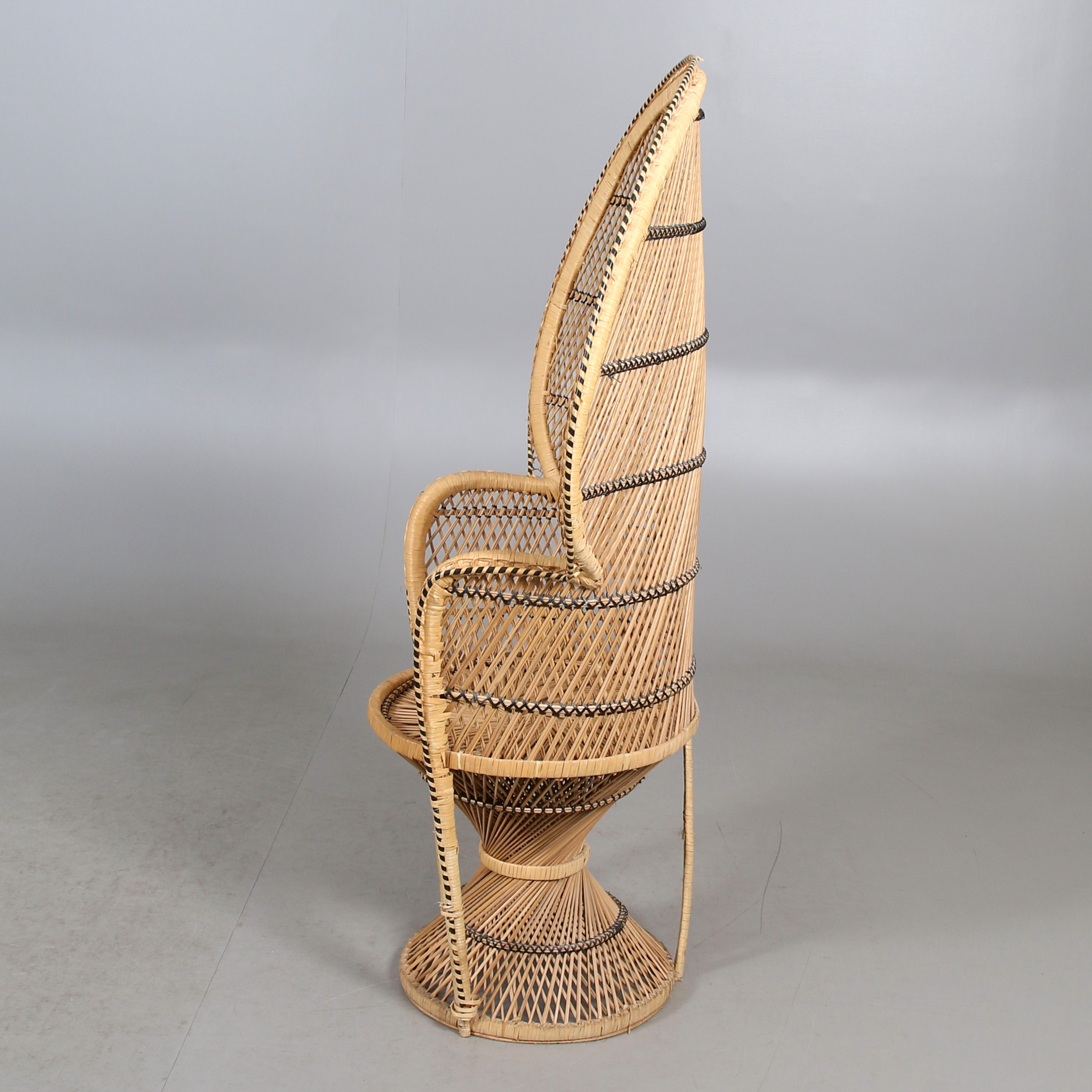 Images for 1984767. WARE CHAIR, rattan, peacock model, late 20th ...